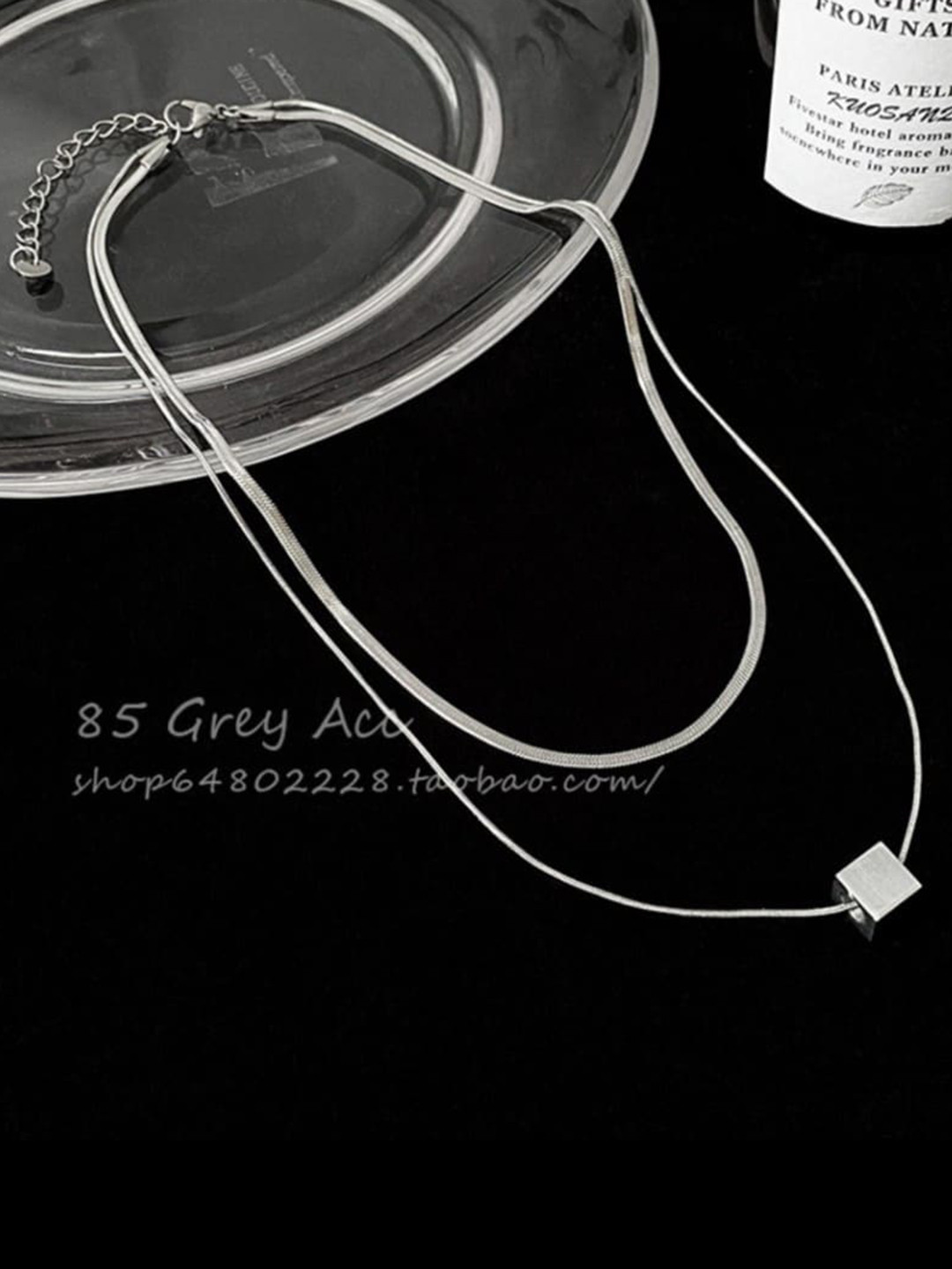Buy SALTY Men Square Pendant With Chain - Pendant for Men 28751770 | Myntra