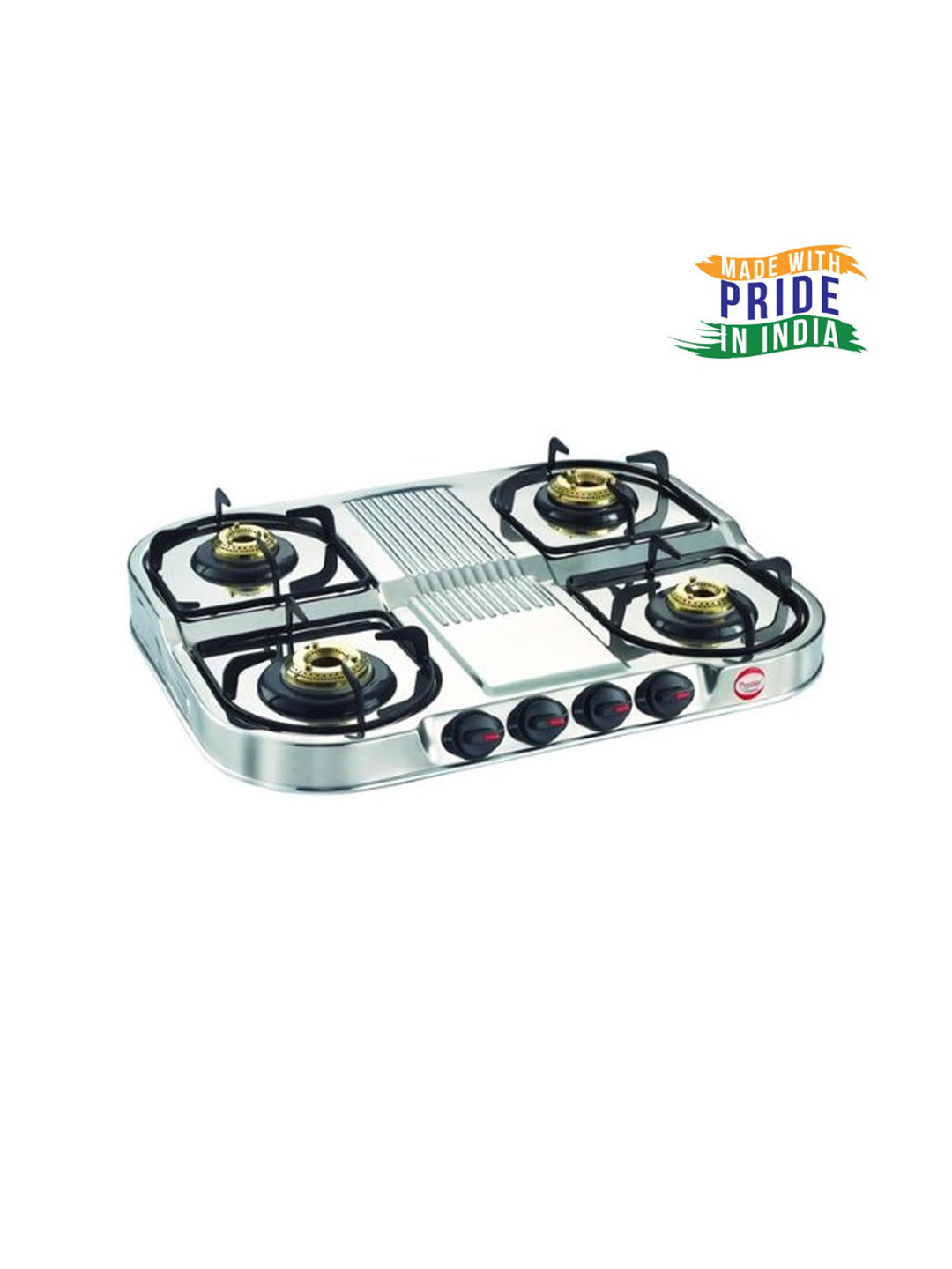Buy Prestige Royale Grey 4 Burners Gas Stove DGS 04 - Gas Stove for ...