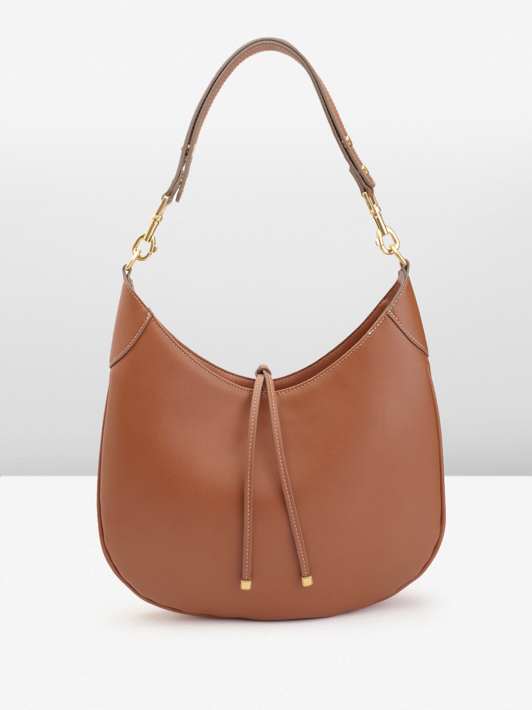 Buy MANGO PU Handheld Bag With Detachable Strap - Handbags for Women ...