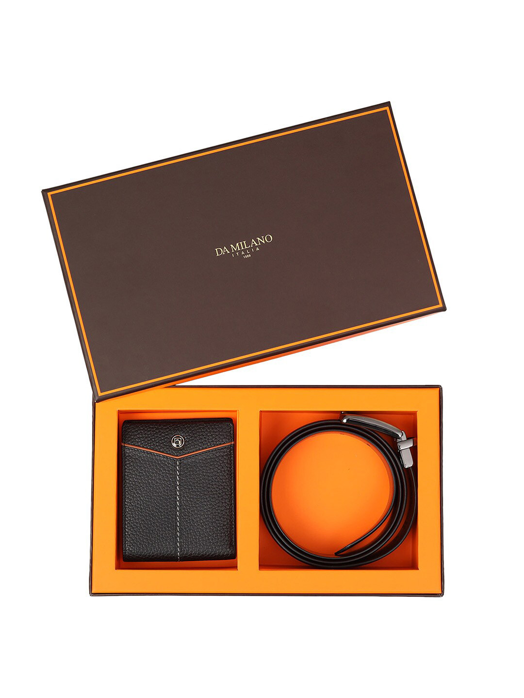 Buy Da Milano Men Wallet And Belt Accessory Gift Set - Accessory Gift ...