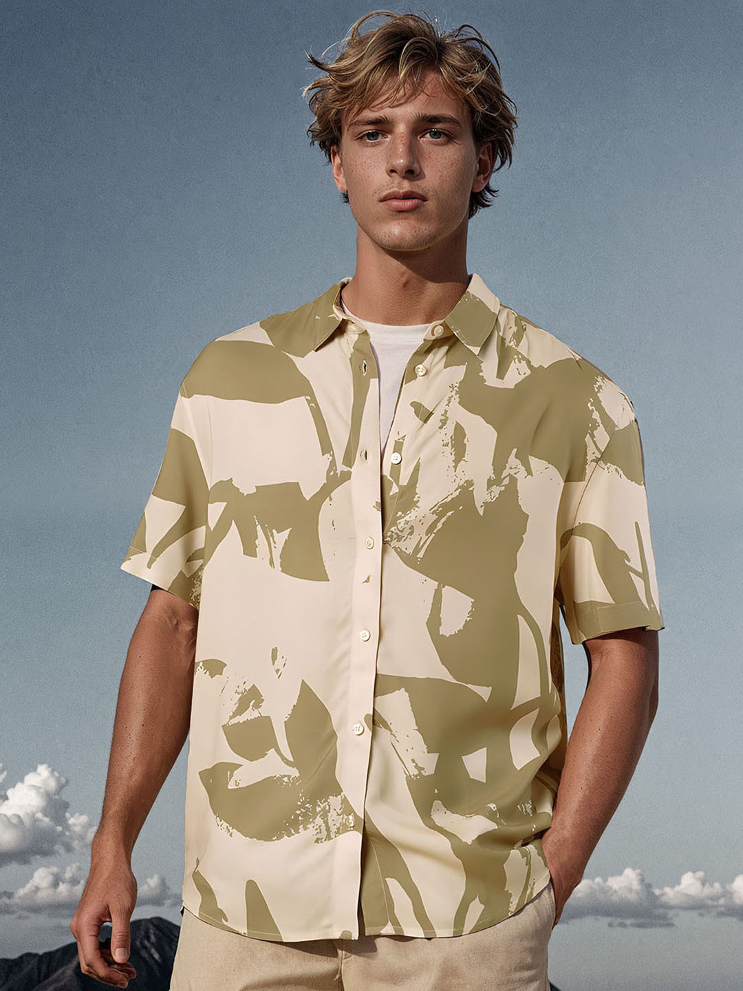 Buy H&M Patterned Resort Shirt - Shirts for Men 28790418 | Myntra