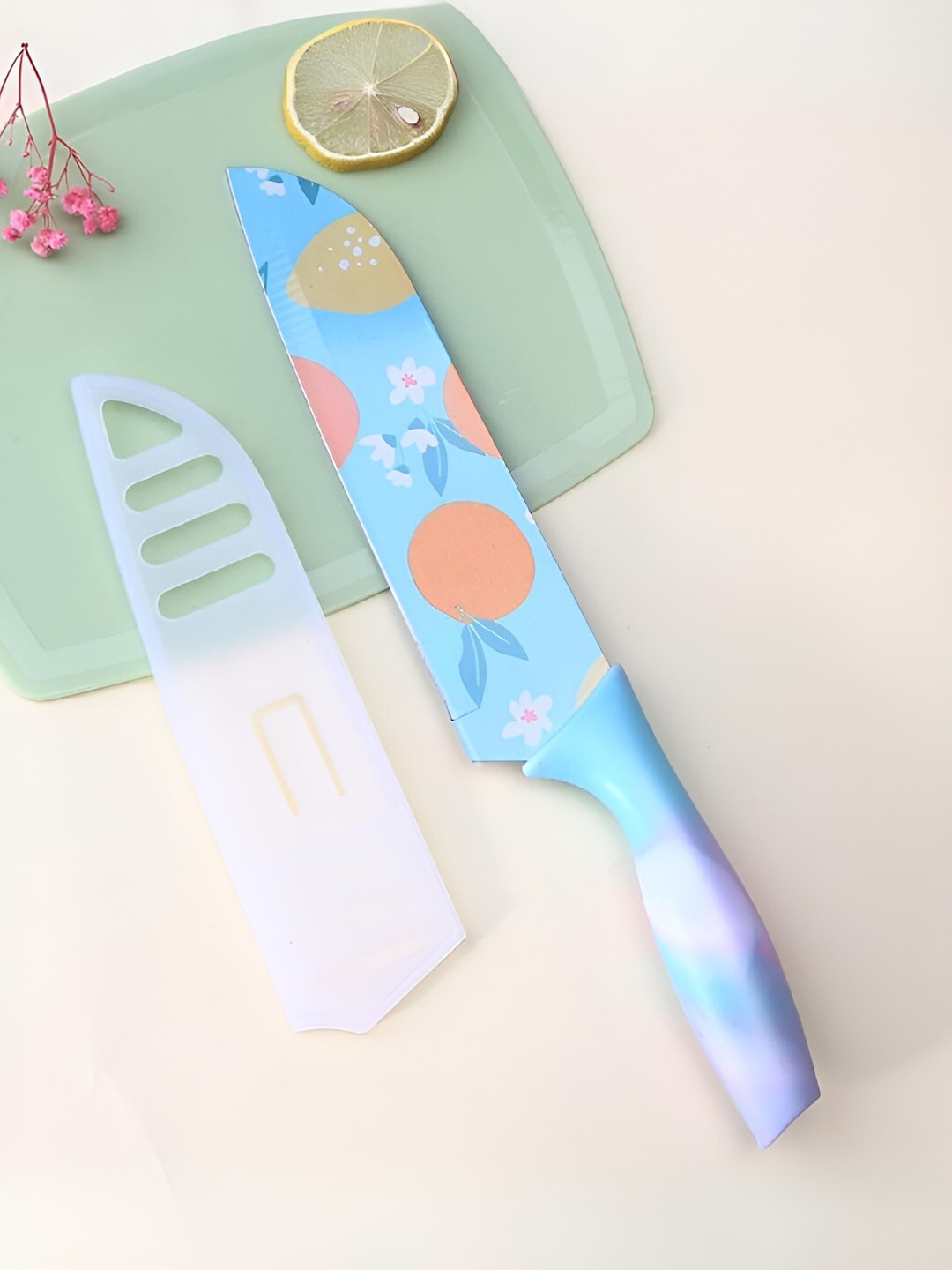Buy UniKart Blue Printed Knife With Cover - Knife for Unisex 28810386 ...