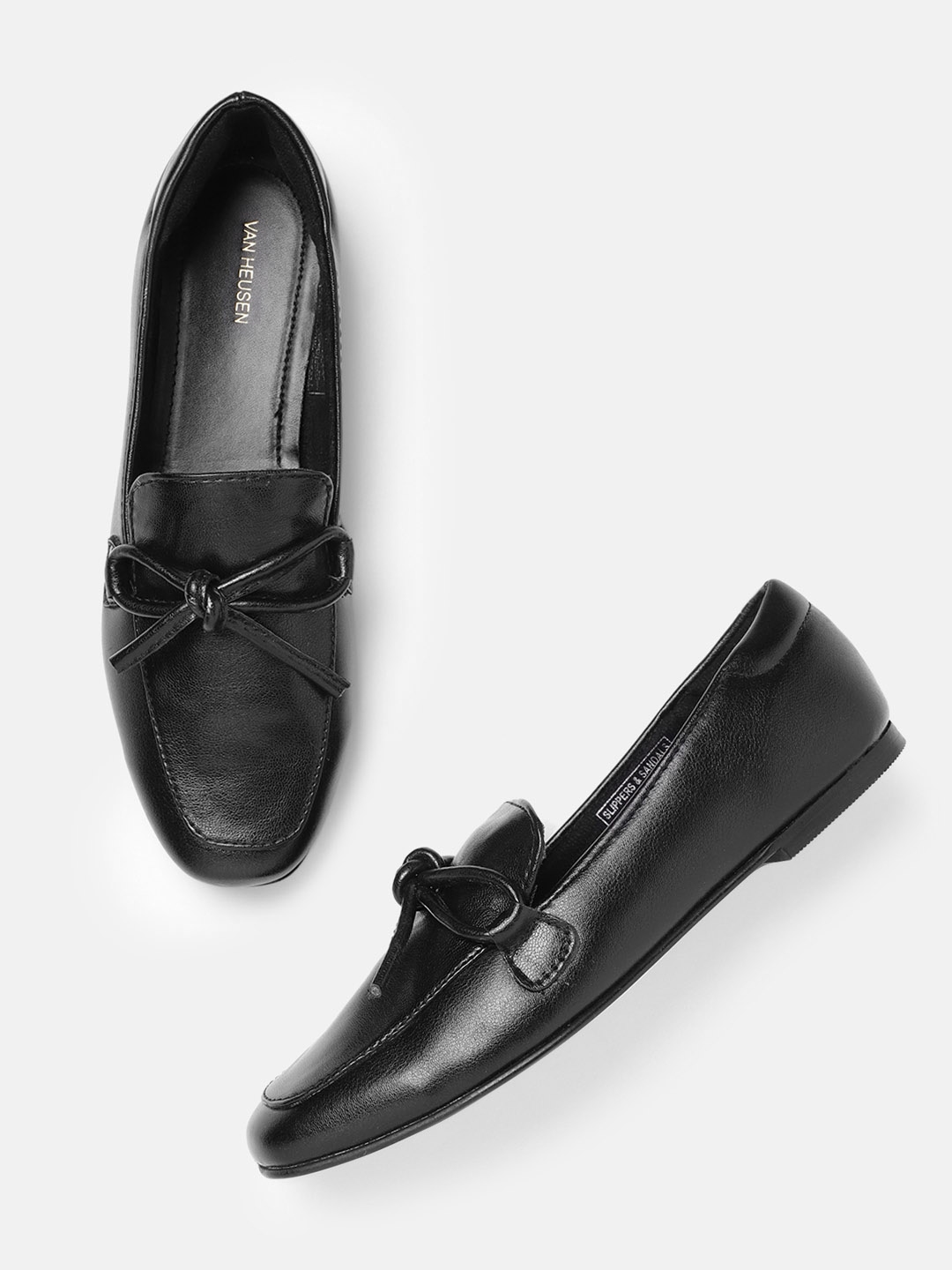 Buy Van Heusen Women Loafers With Bow Detail - Casual Shoes for Women ...
