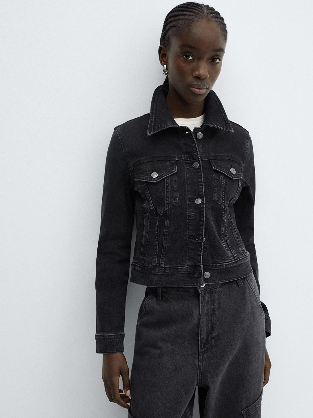 Buy MANGO Denim Jacket - Jackets for Women 28844360 | Myntra