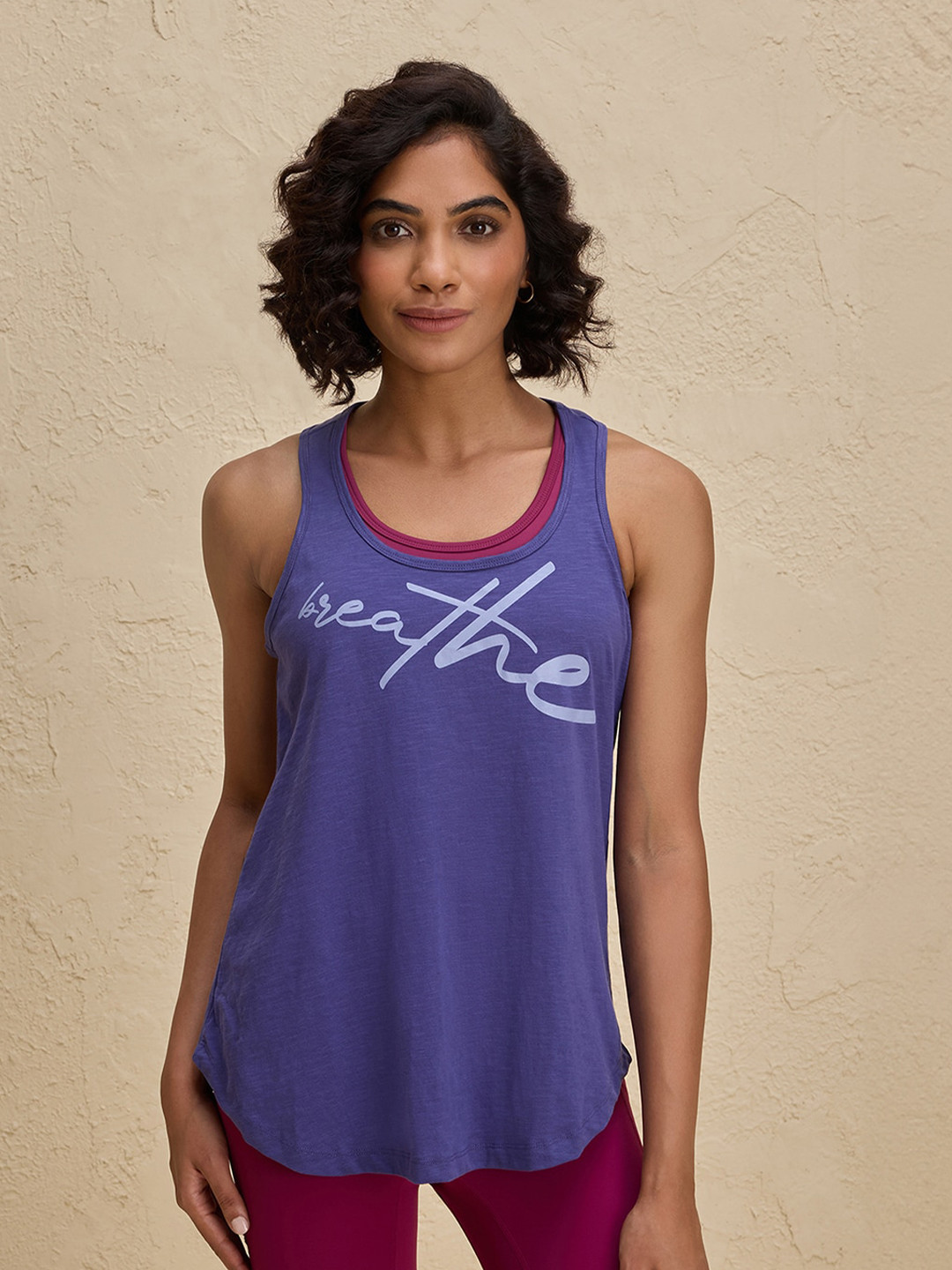 Buy Nykd By Nykaa Summer Essential Cotton Slub Longline Tank - Tops for ...