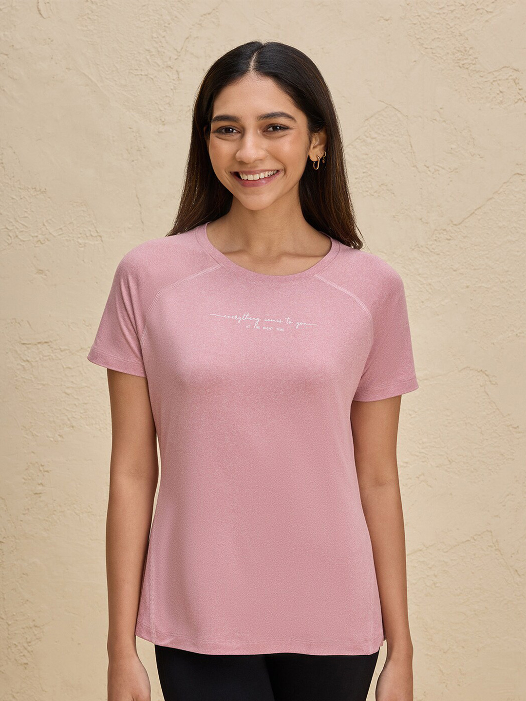 Buy Nykd By Nykaa Quick Dry UV Protection Slim Fit Tee - Tshirts for ...