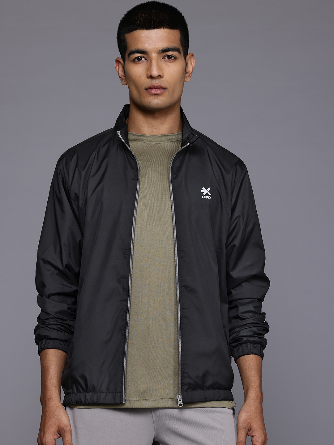 Buy HRX By Hrithik Roshan Men Rapid Dry Running Jacket - Jackets for ...