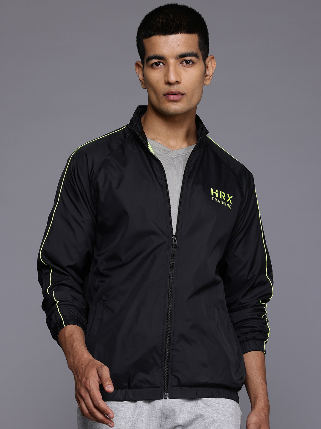 Buy HRX By Hrithik Roshan Rapid Dry Training Jacket - Jackets for Men ...