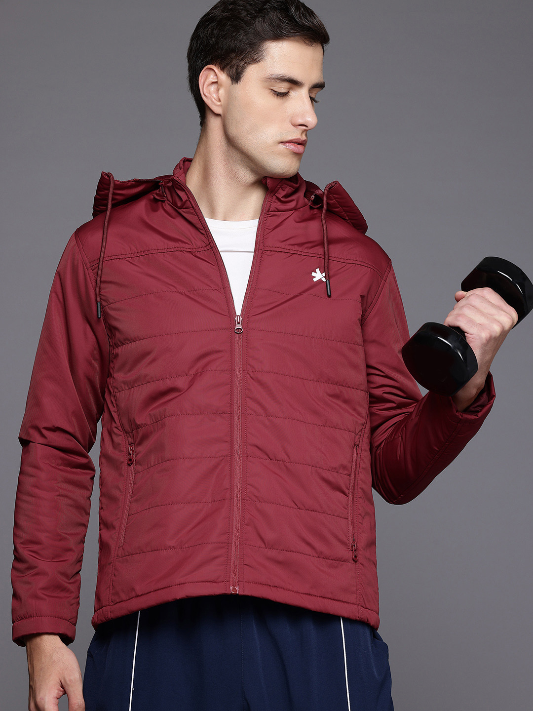 Buy HRX By Hrithik Roshan Rapid Dry Training Padded Jacket - Jackets ...