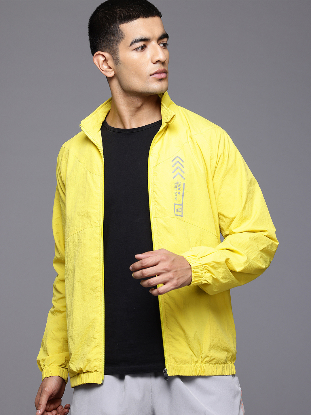 Buy HRX By Hrithik Roshan Rapid Dry Running Jacket - Jackets for Men ...
