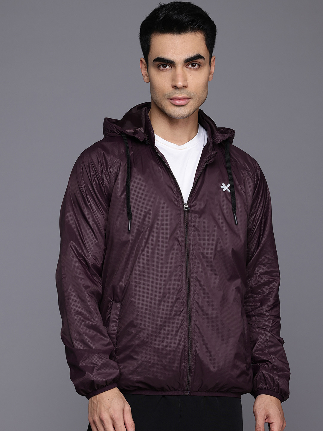 Buy HRX By Hrithik Roshan Hooded Rapid Dry Training Sporty Jacket ...