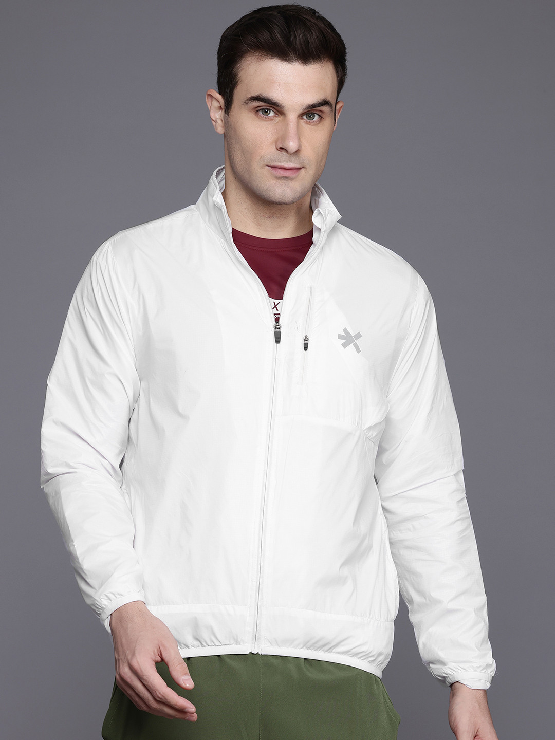 Buy HRX By Hrithik Roshan Rapid Dry Running Sporty Jacket - Jackets for ...