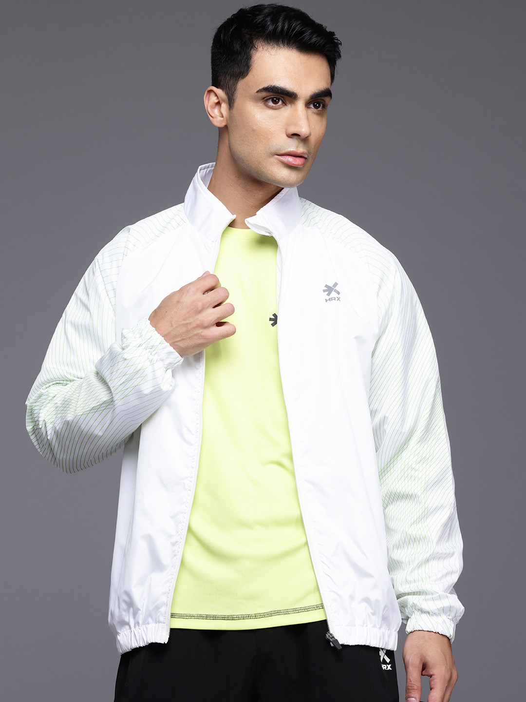 Buy HRX By Hrithik Roshan Rapid Dry Running Tailored Jacket - Jackets ...