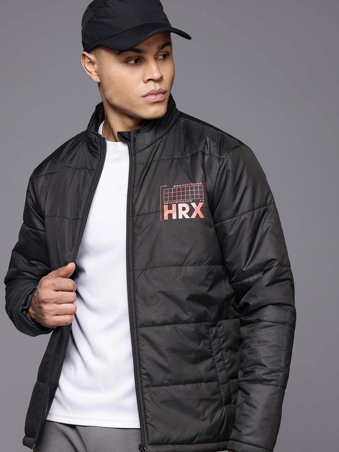 Buy HRX By Hrithik Roshan Lifestyle Padded Jacket - Jackets for Men ...
