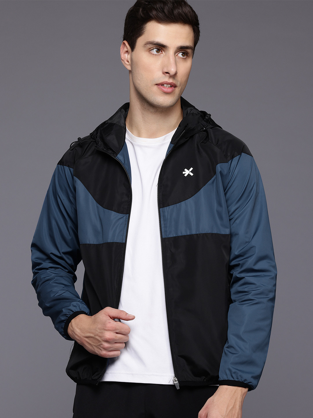 Buy HRX By Hrithik Roshan Men Colourblocked Rapid Dry Training Jacket ...