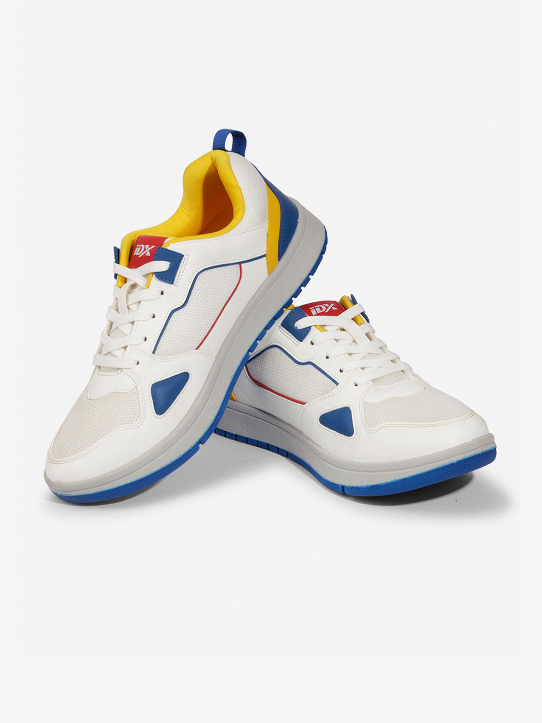 Buy ID Men Colourblocked Vegan Leather Sneakers - Casual Shoes for Men ...