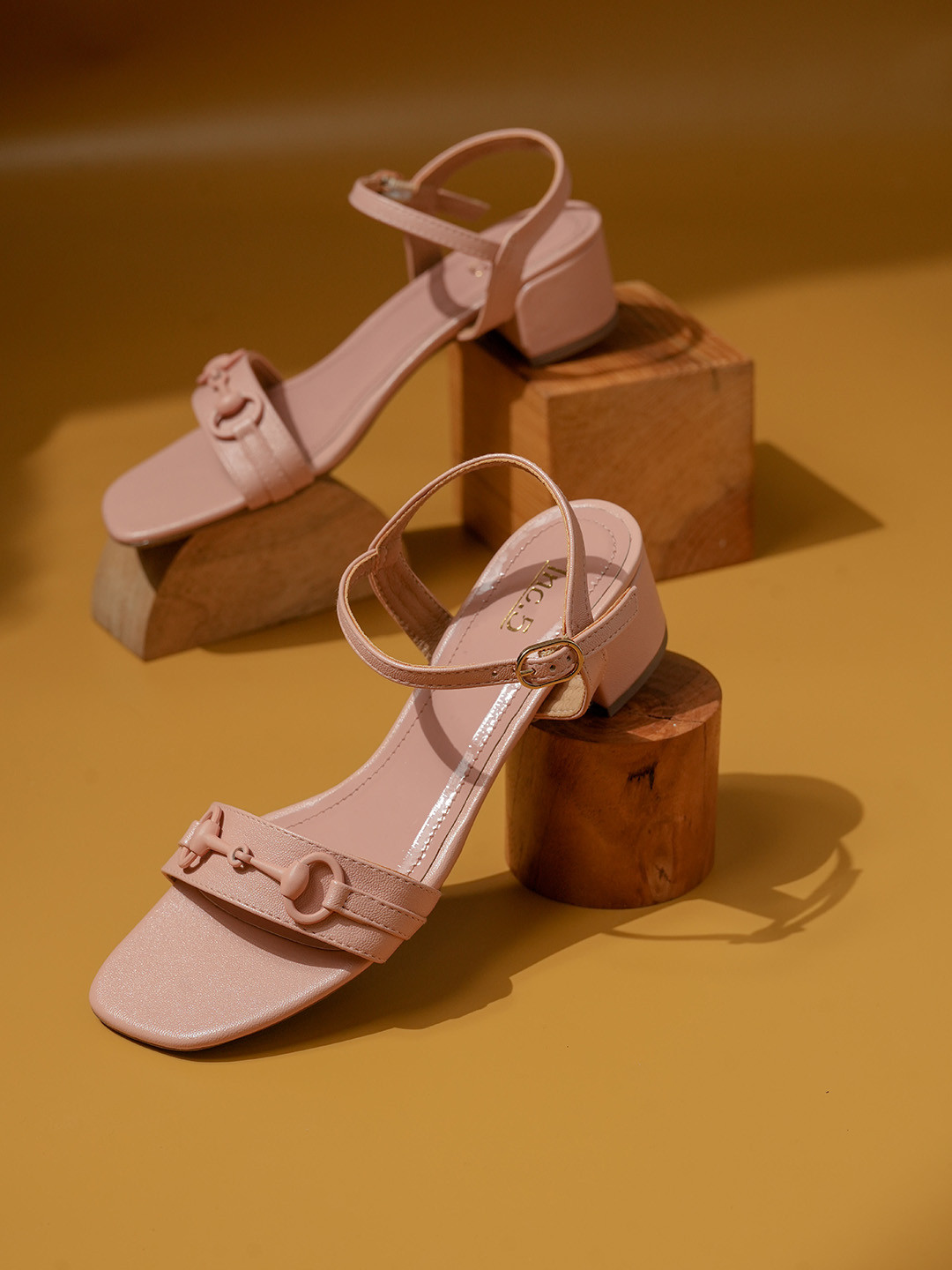 Buy Inc 5 Women Block Heel Sandals With Buckle Detail - Heels for Women ...