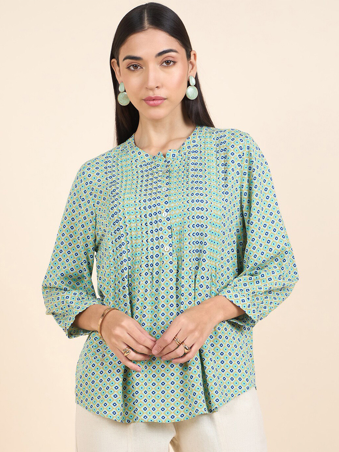Buy Gipsy Geometric Printed Tunic - Tunics for Women 28902972 | Myntra