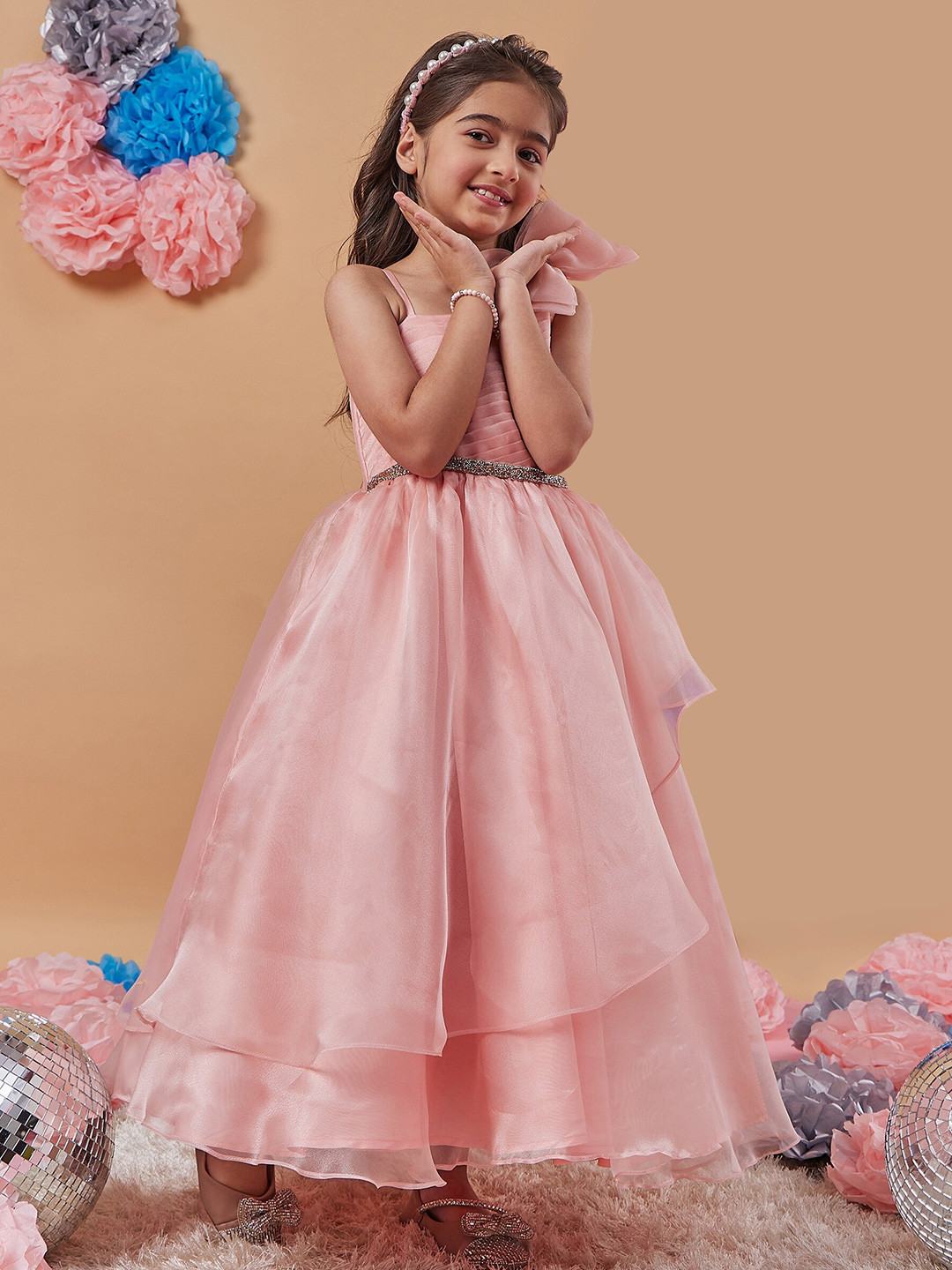 Buy Pspeaches Girls Sleeveless Maxi Dress - Dresses for Girls 28906864 ...