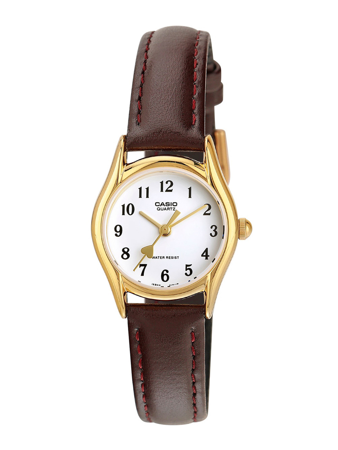 Buy CASIO Women Embellished Dial & Leather Straps Analogue Watch A2265 ...