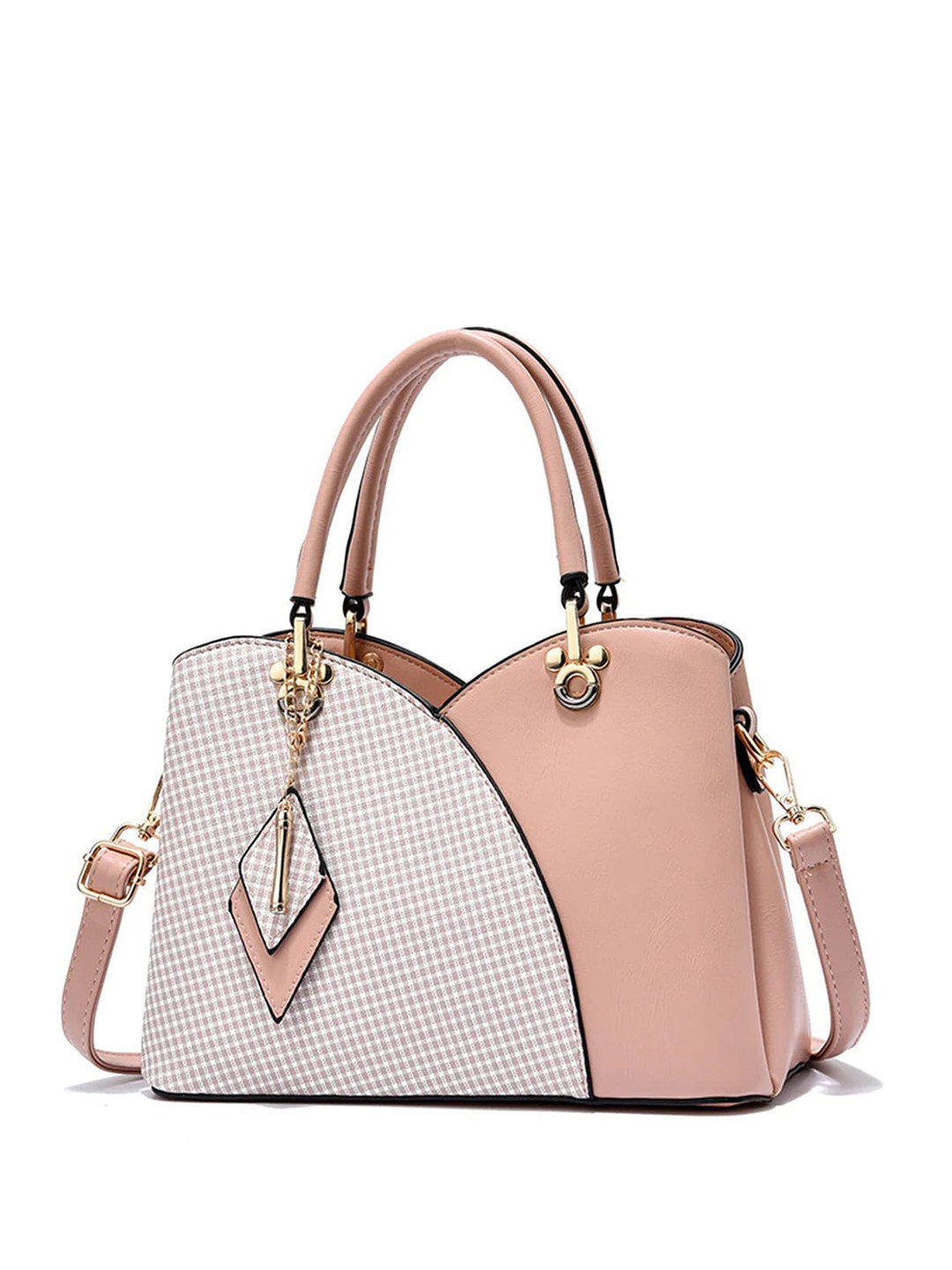 Buy SYGA Printed PU Structured Handheld Bag - Handbags for Women ...