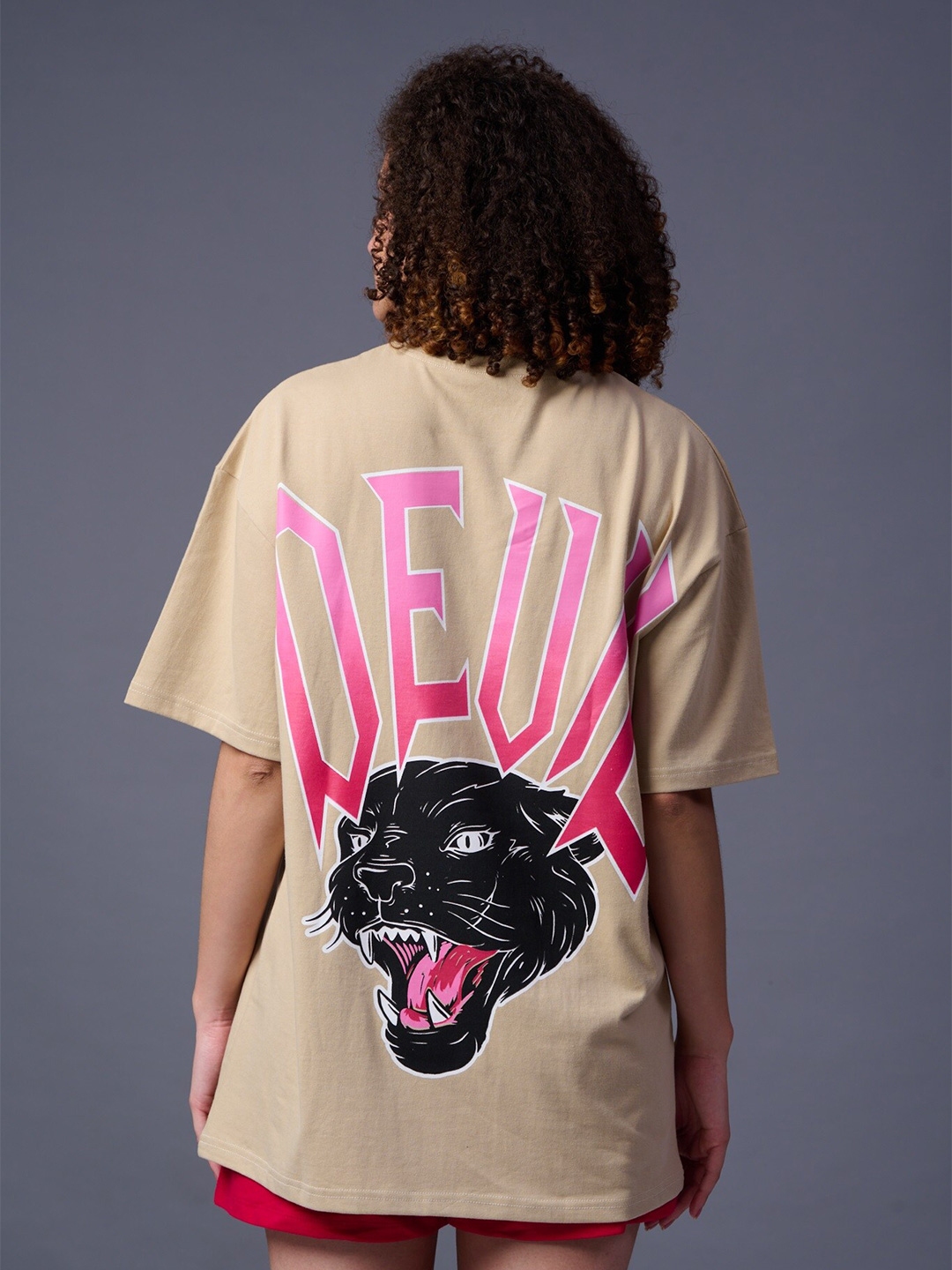 Buy GO DEVIL Typography Printed Round Neck Drop Shoulder Sleeves T ... Buy GO DEVIL Typography Printed Round Neck Drop Shoulder Sleeves T ...