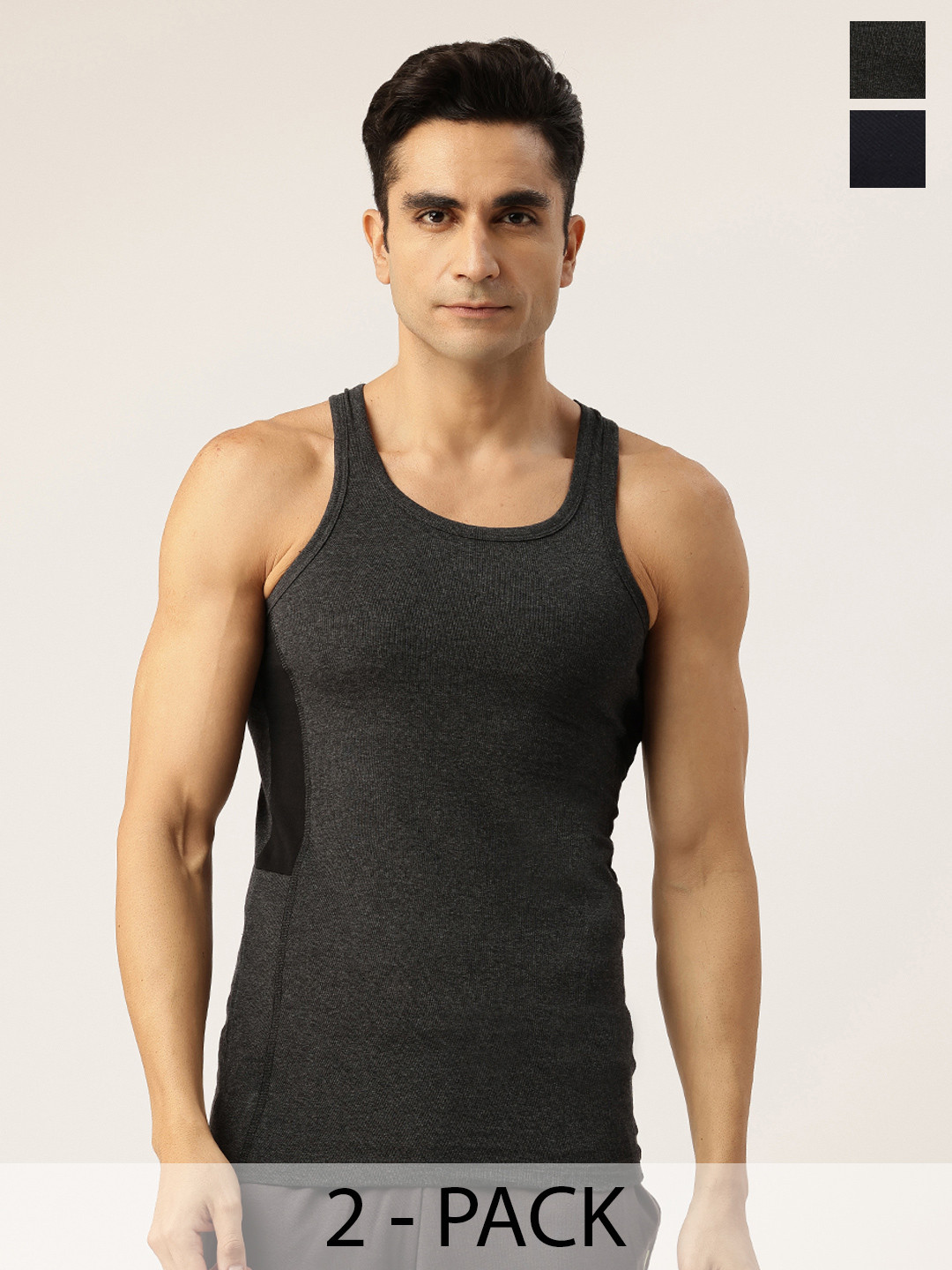 Buy Chromozome Pack Of 2 Innerwear Vests - Innerwear Vests for Men ...