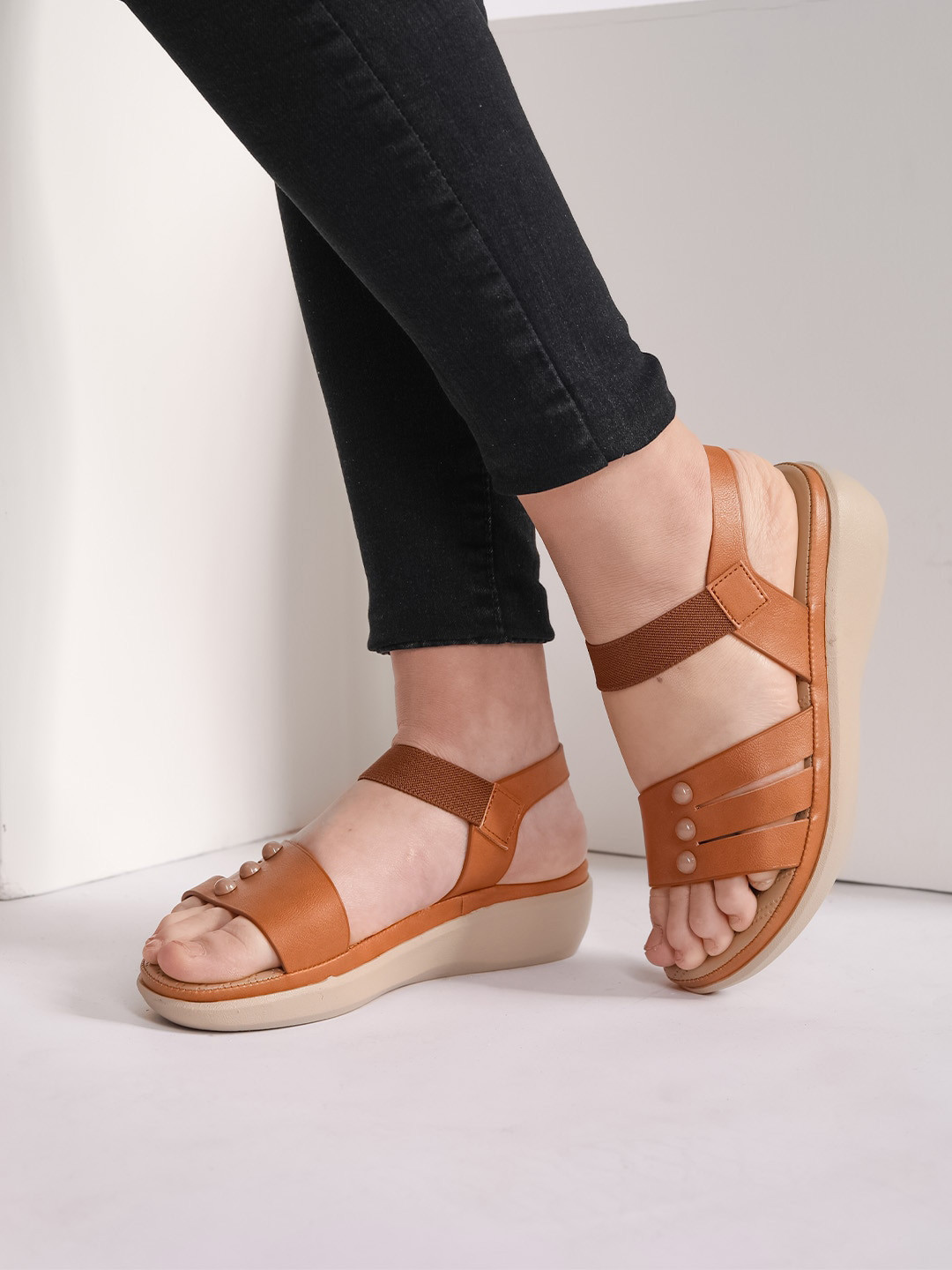 Buy Shezone Women Comfort Sandals - Heels for Women 28920004 | Myntra