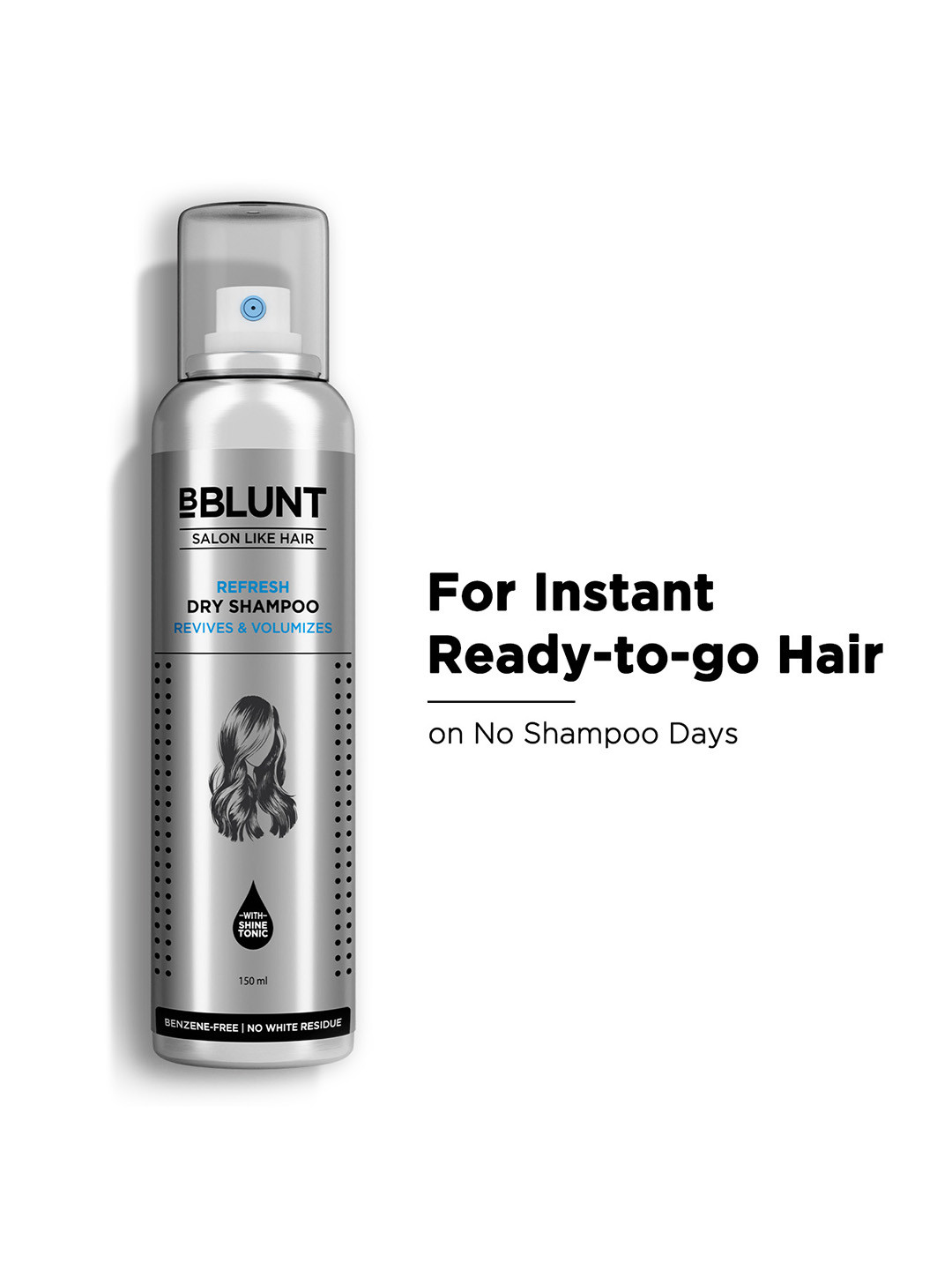 Buy BBLUNT Refresh Dry Shampoo To Instantly Refresh & Add Volume 150ml ...