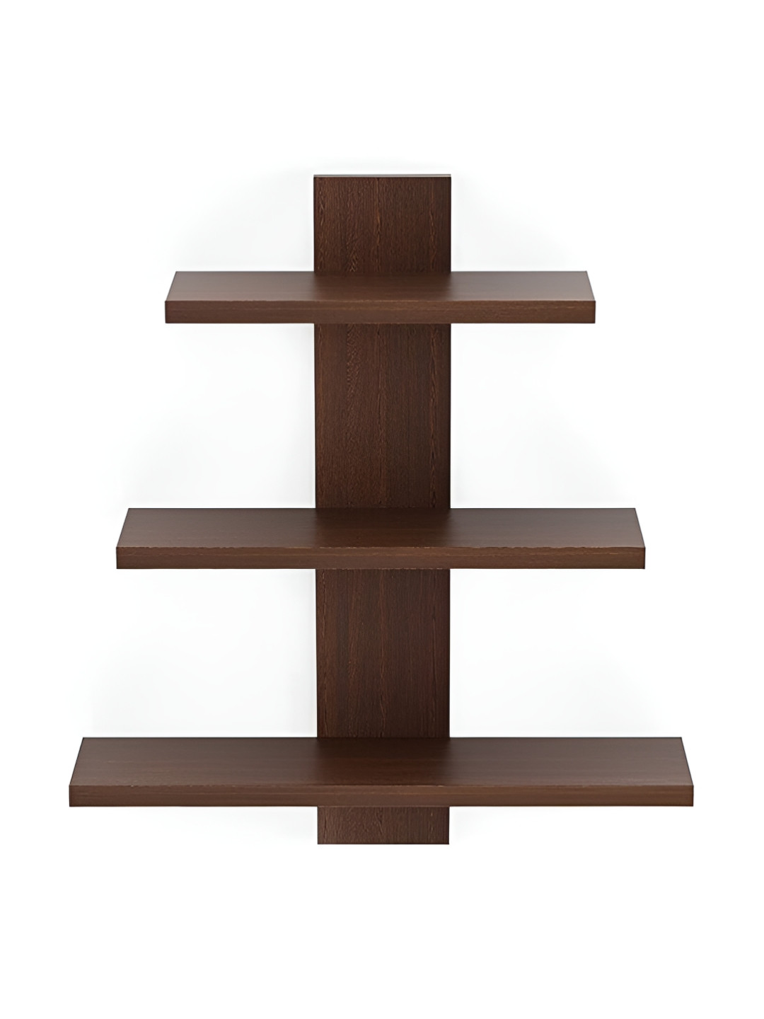 Buy Kuber Industries 3 Tier Wooden Basic Wall Shelf - Wall Shelves for ...