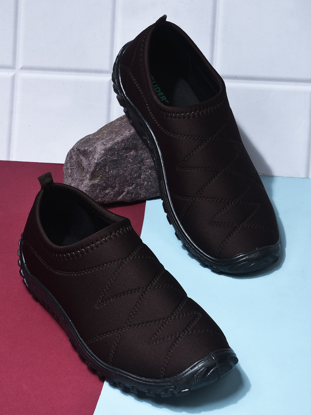 Buy Liberty Men Textured Round Toe Lightweight Croslite Slip On ...