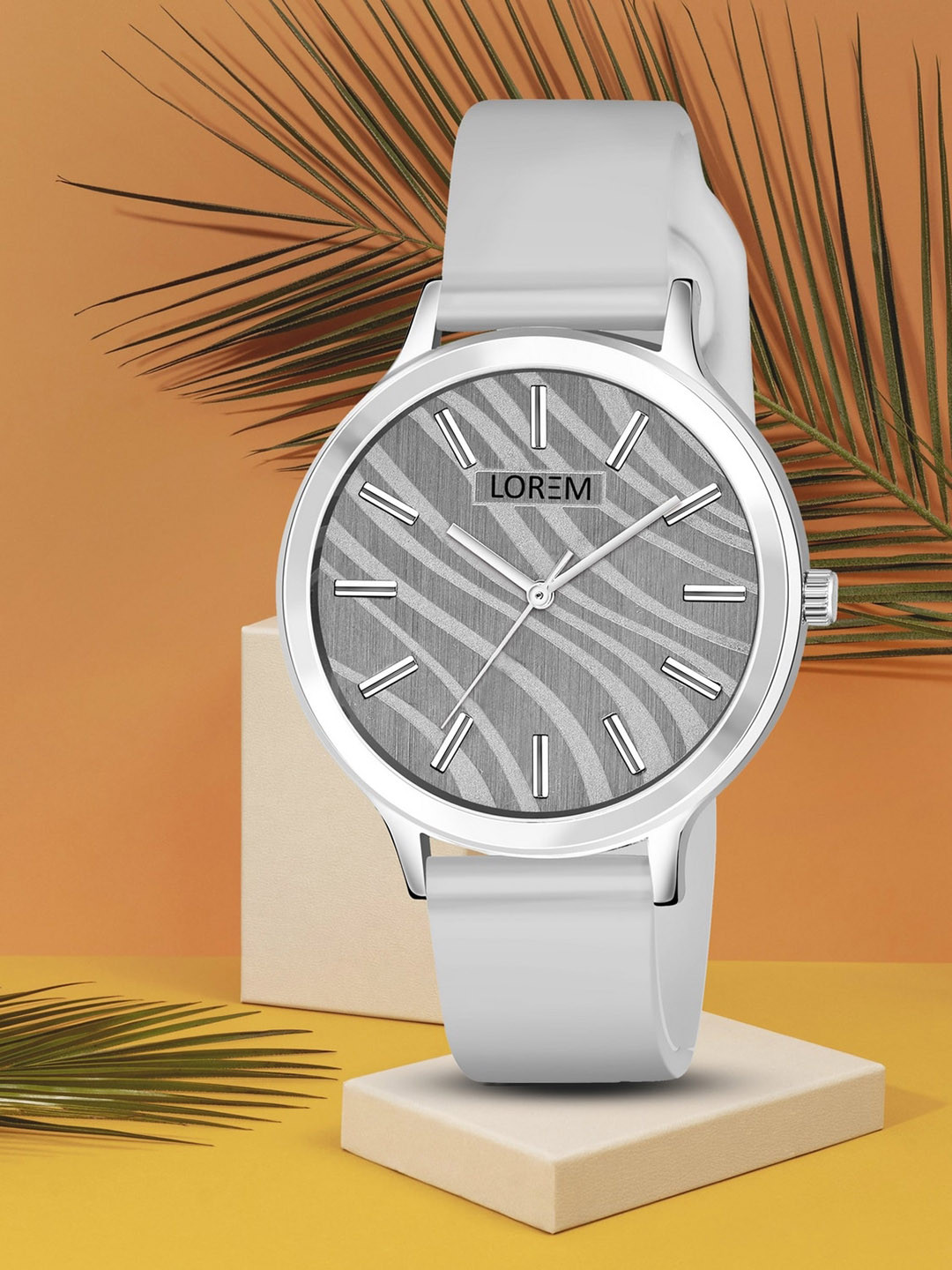 Buy LOREM Women Printed Dial & Silicon Straps Analogue Watch LR348 A - Watches for Women ...