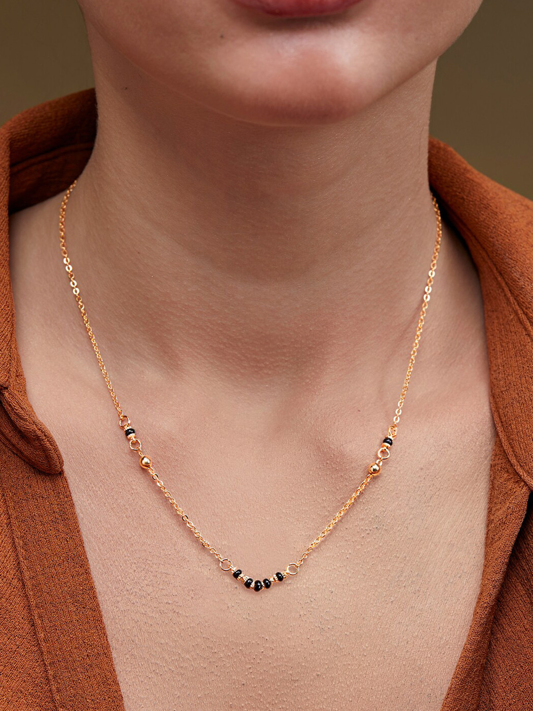 Buy AIKA BY MINUTIAE Gold Plated Chain - Necklace And Chains for Women ...