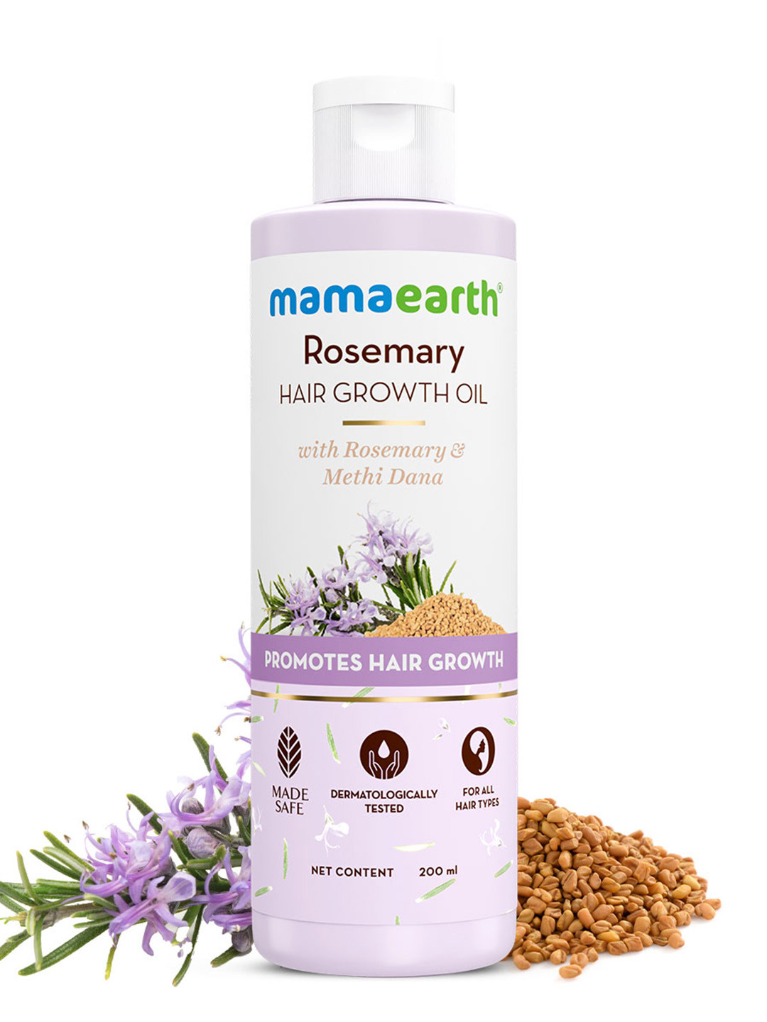 Buy Mamaearth Rosemary Hair Growth Oil With Methi Dana For Promoting ...