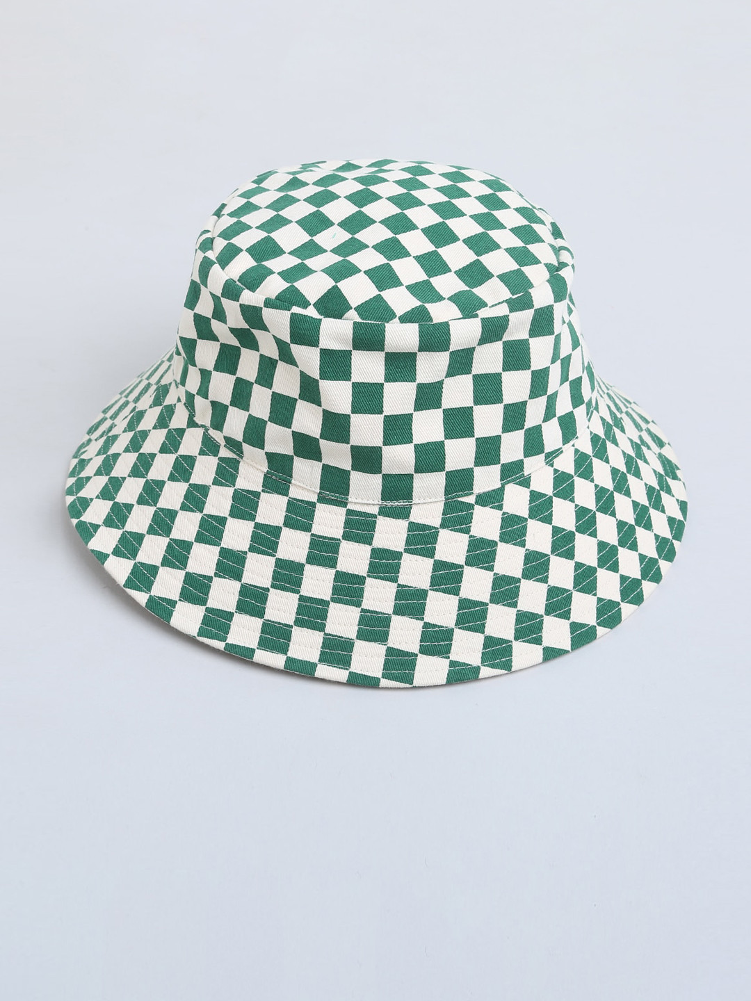Buy Nino Bambino KIds Checked Reversable Organic Cotton Bucket Hat ...