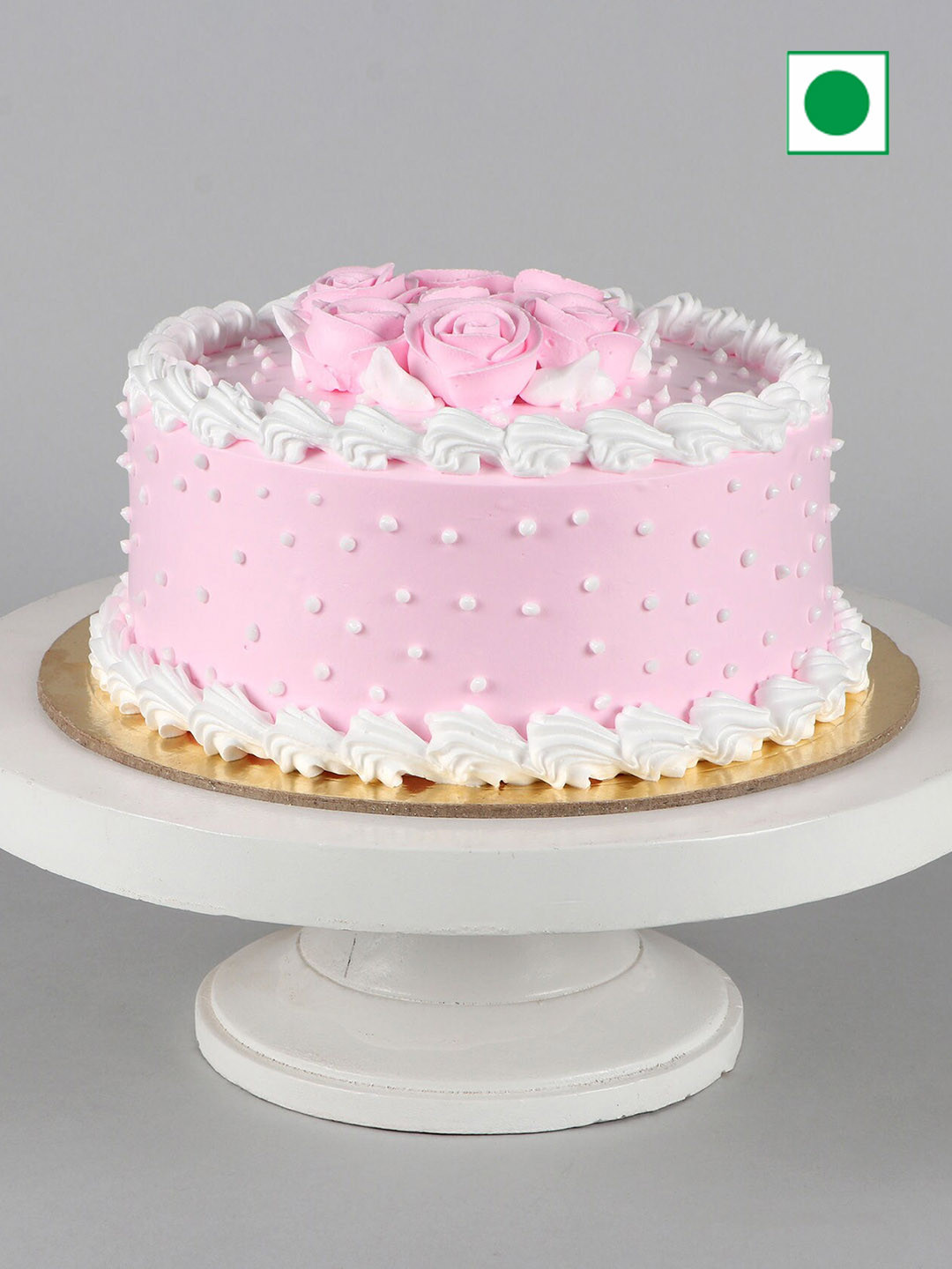 Buy Fnp Chocolate Flavour Eggless Round Shape Cake 1Kg - Cake for ...