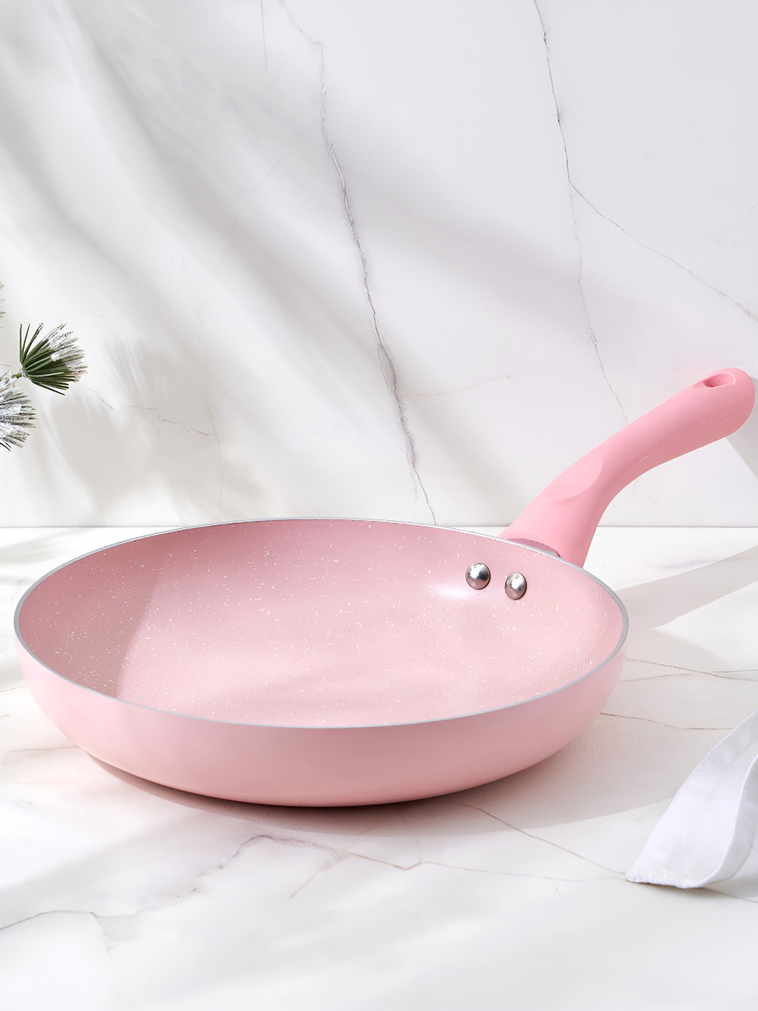 Buy Home Centre Colour Refresh Pink Non Stick Frying Pan - Pan for ...