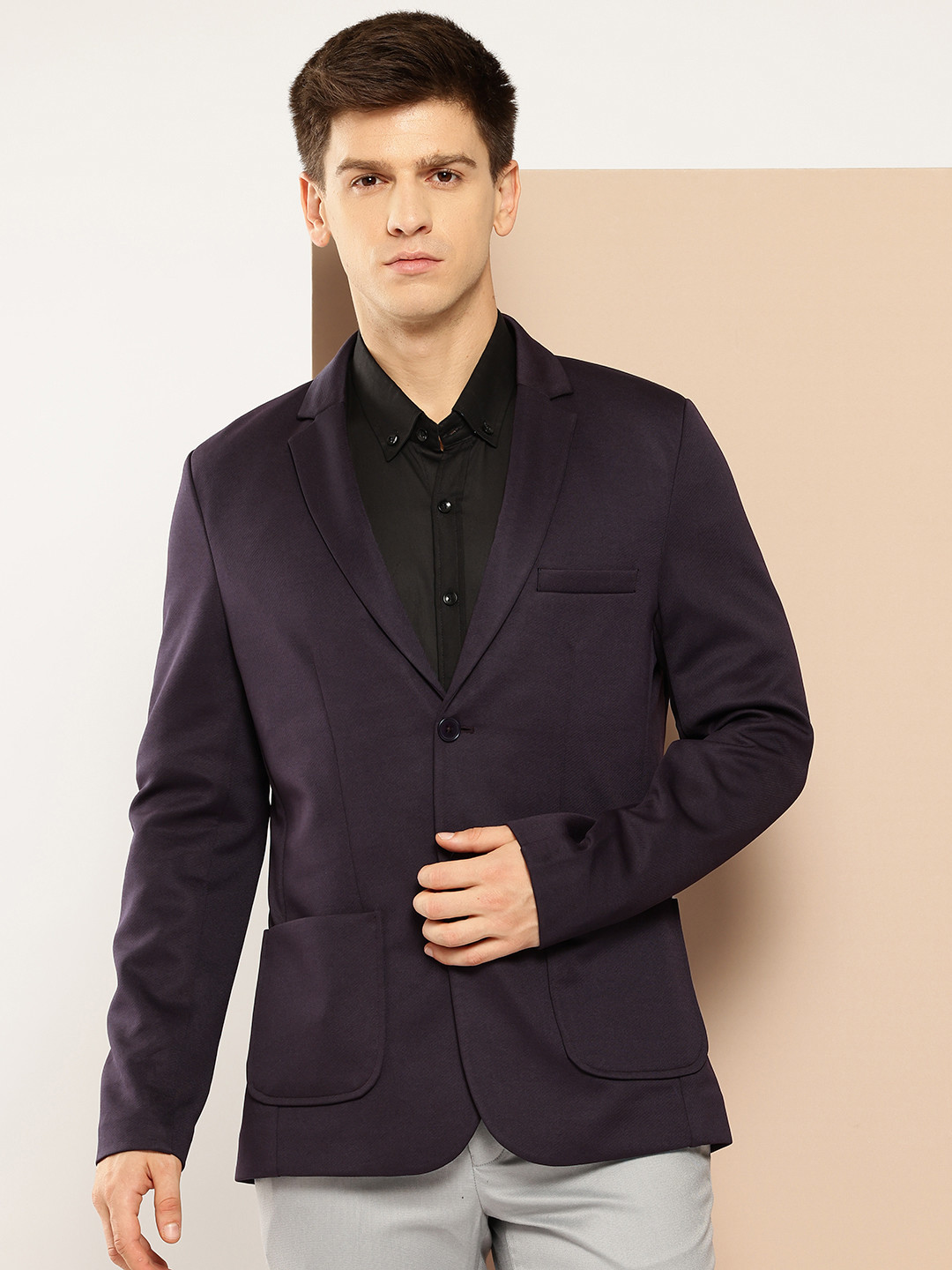 Buy INVICTUS Slim Fit Single Breasted Blazer - Blazers for Men 28984478 ...