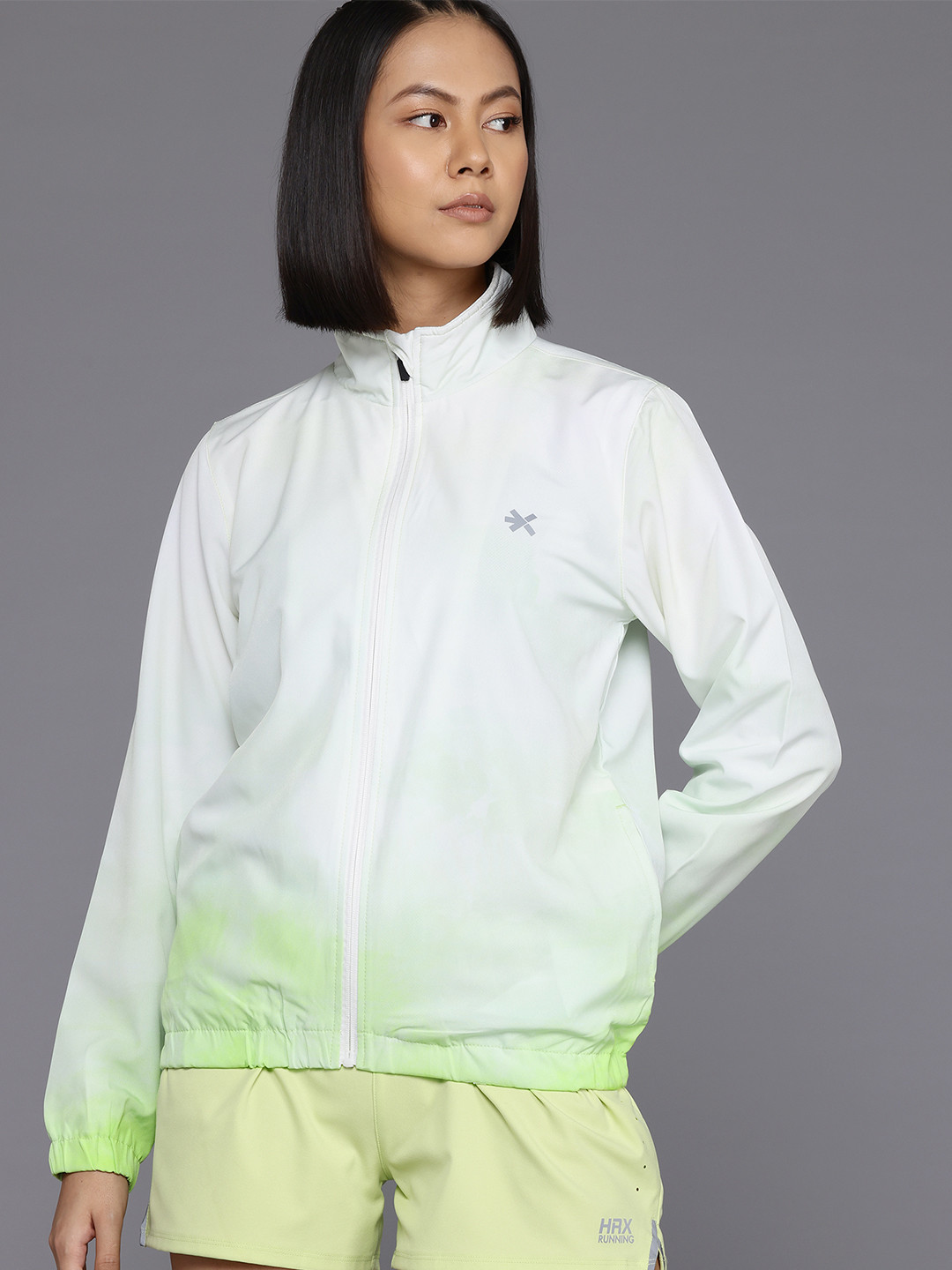 Buy HRX By Hrithik Roshan Ombre Reflective Strip Running Tailored ...