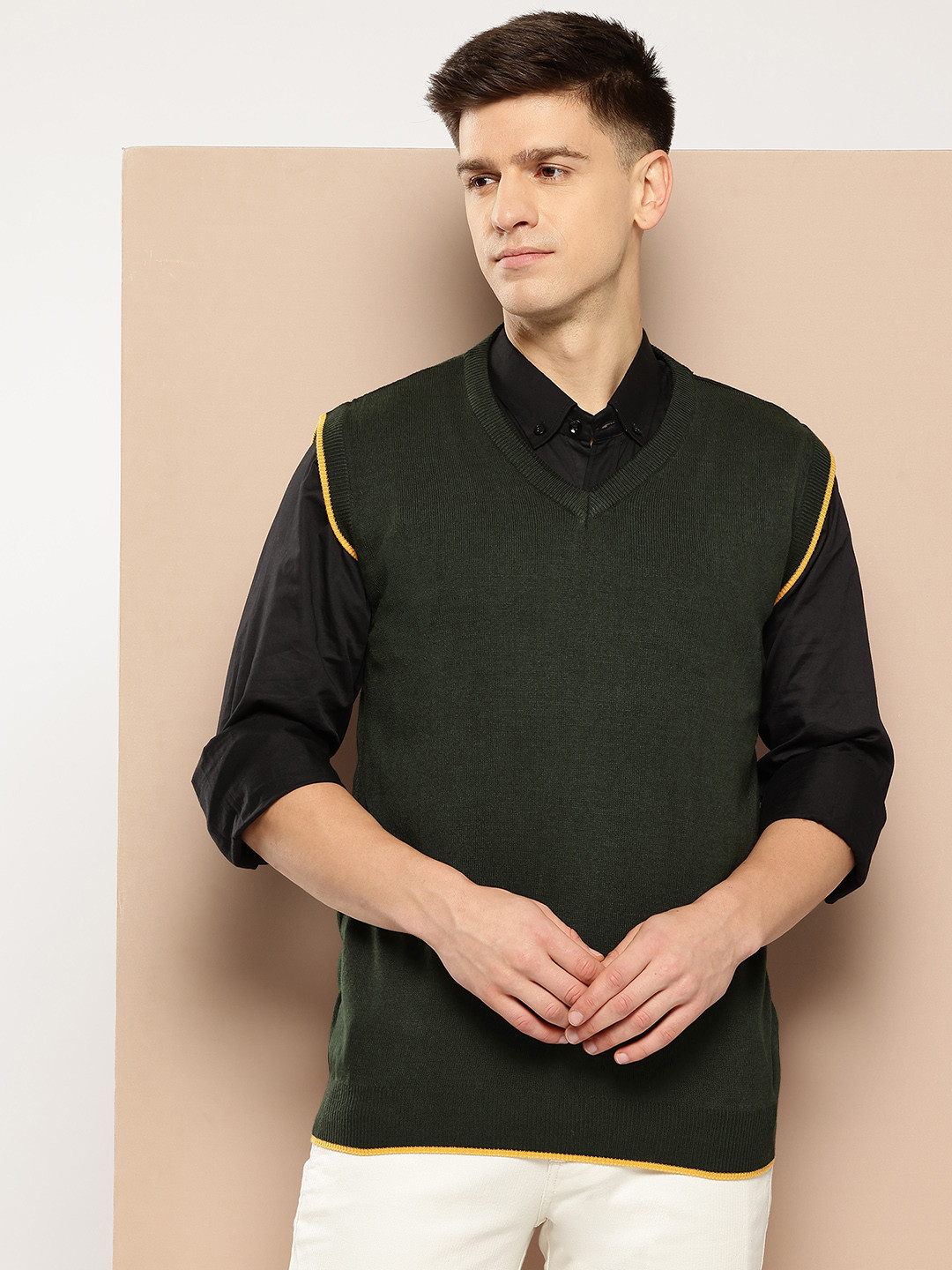 Buy INVICTUS Acrylic Sweater Vest - Sweaters for Men 28986252 | Myntra