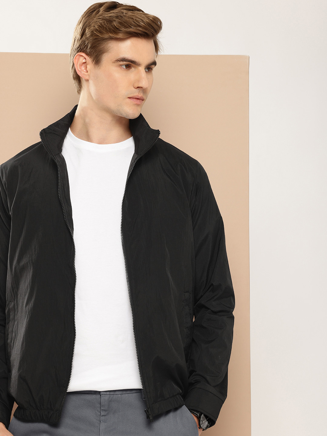 Buy INVICTUS Mock Collar Tailored Jacket - Jackets for Men 28986302 ...