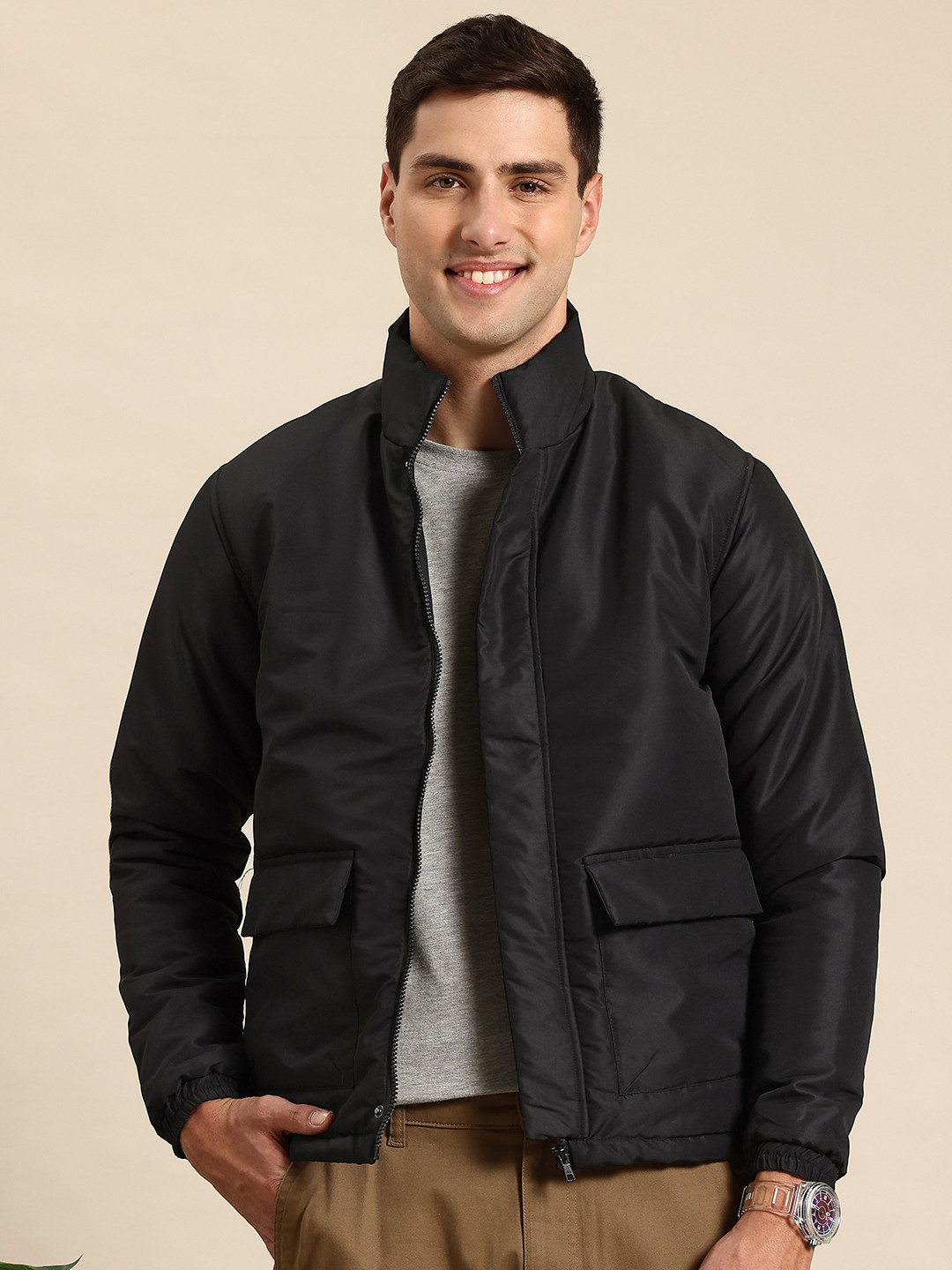 Buy Mast & Harbour Mock Collar Padded Jacket - Jackets for Men 28986520 ...