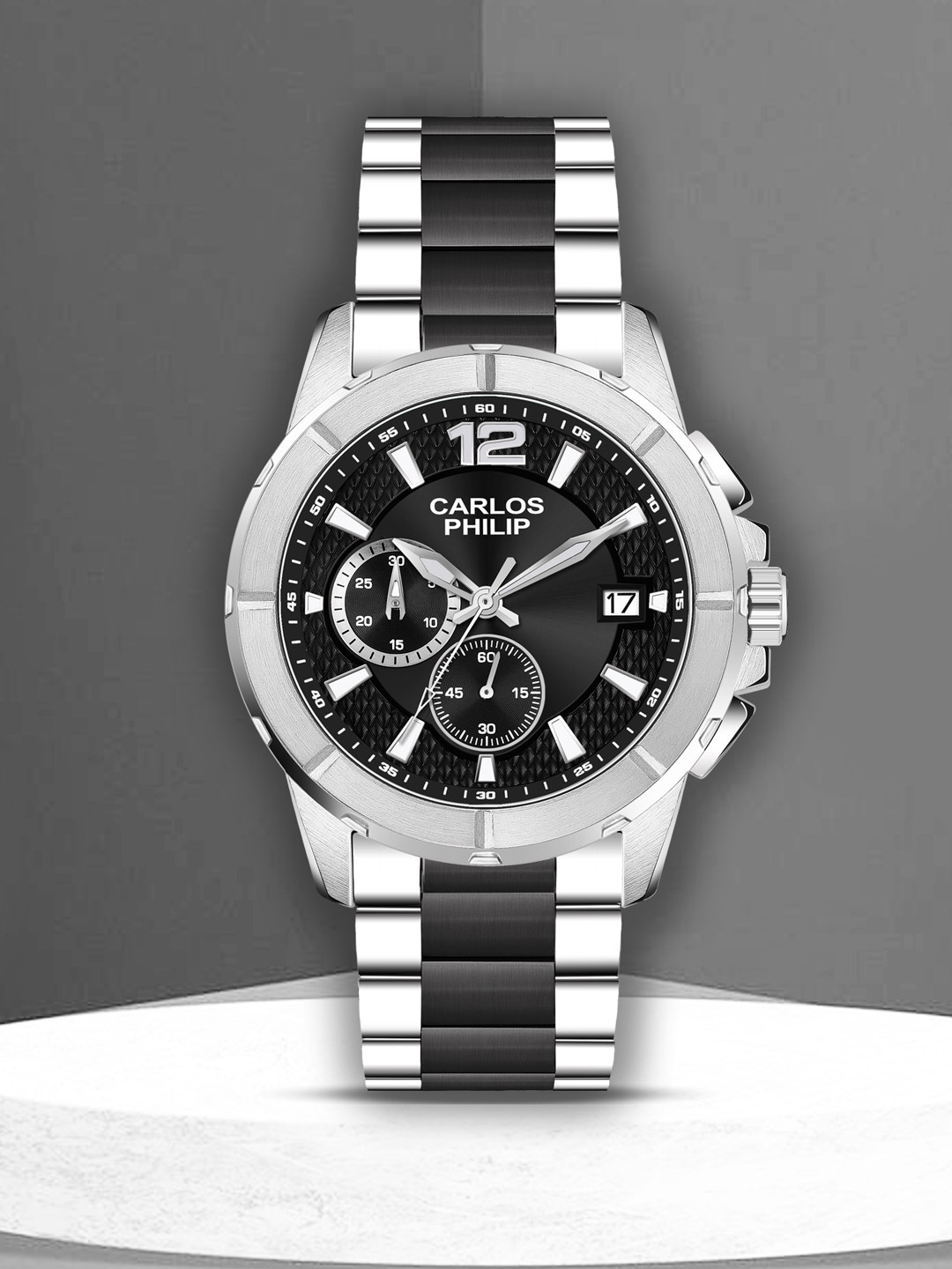 Buy CARLOS PHILIP Men Brass Embellished Dial Analogue Watch Expedition ...