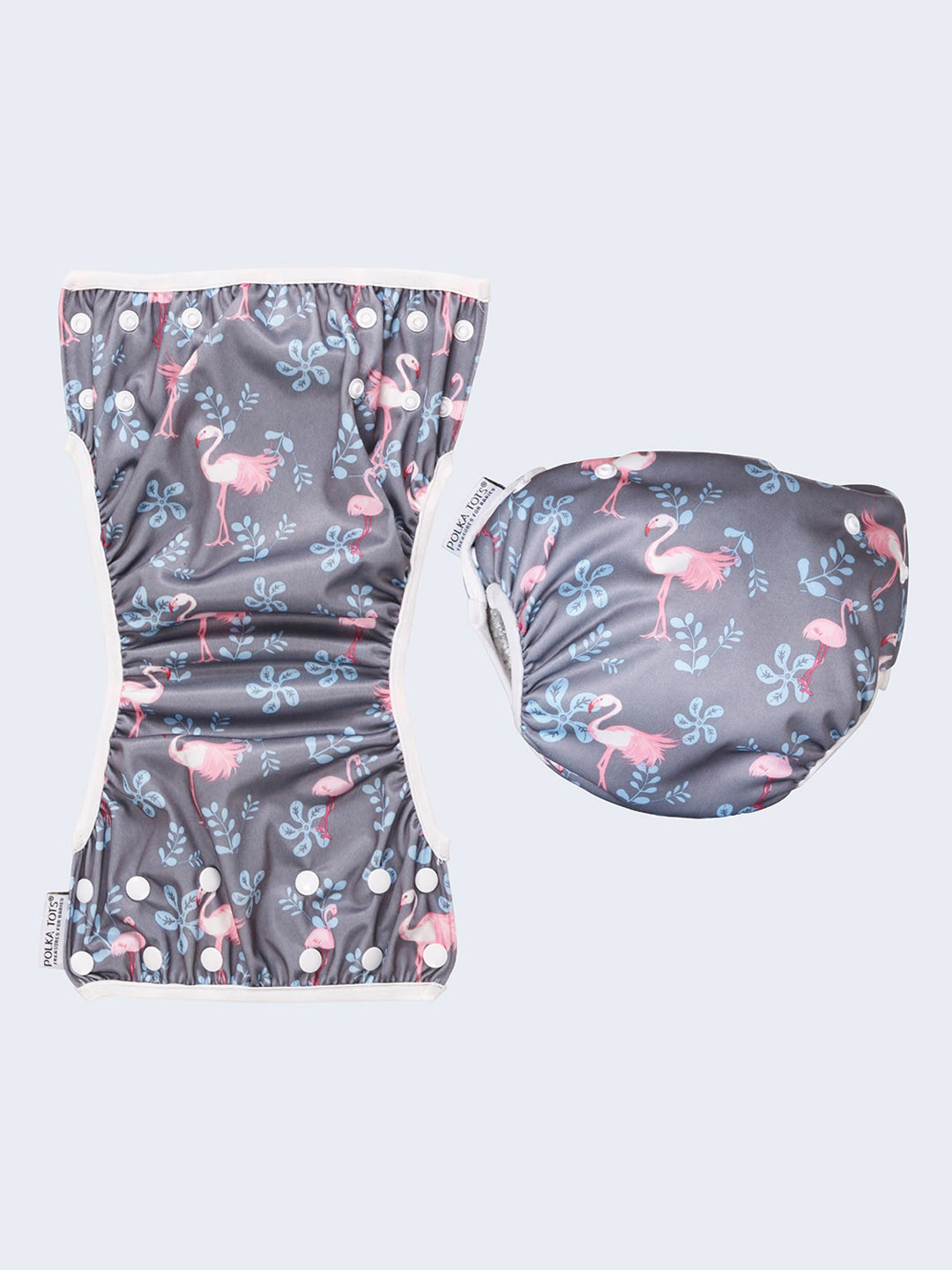 Buy Polka Tots Printed Reusable Swim Diaper - Diapers for Unisex Kids ...