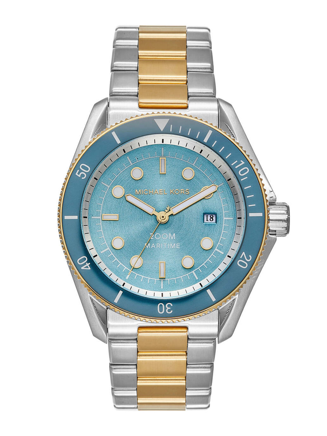 Buy Michael Kors Maritime Men Embellished Dial & Stainless Steel ...