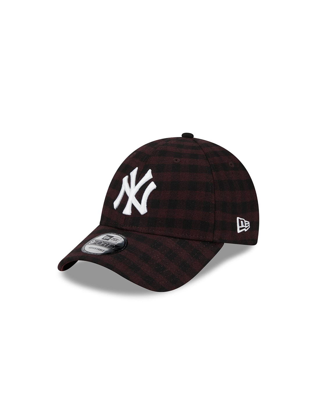 Buy New Era Unisex New York Yankees Flannel 9FORTY Adjustable Cap ...