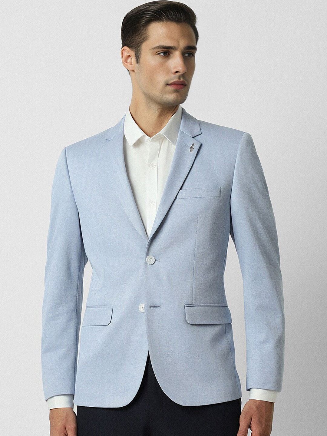 Buy Van Heusen Ultra Slim Fit Single Breasted Blazer - Blazers for Men ...