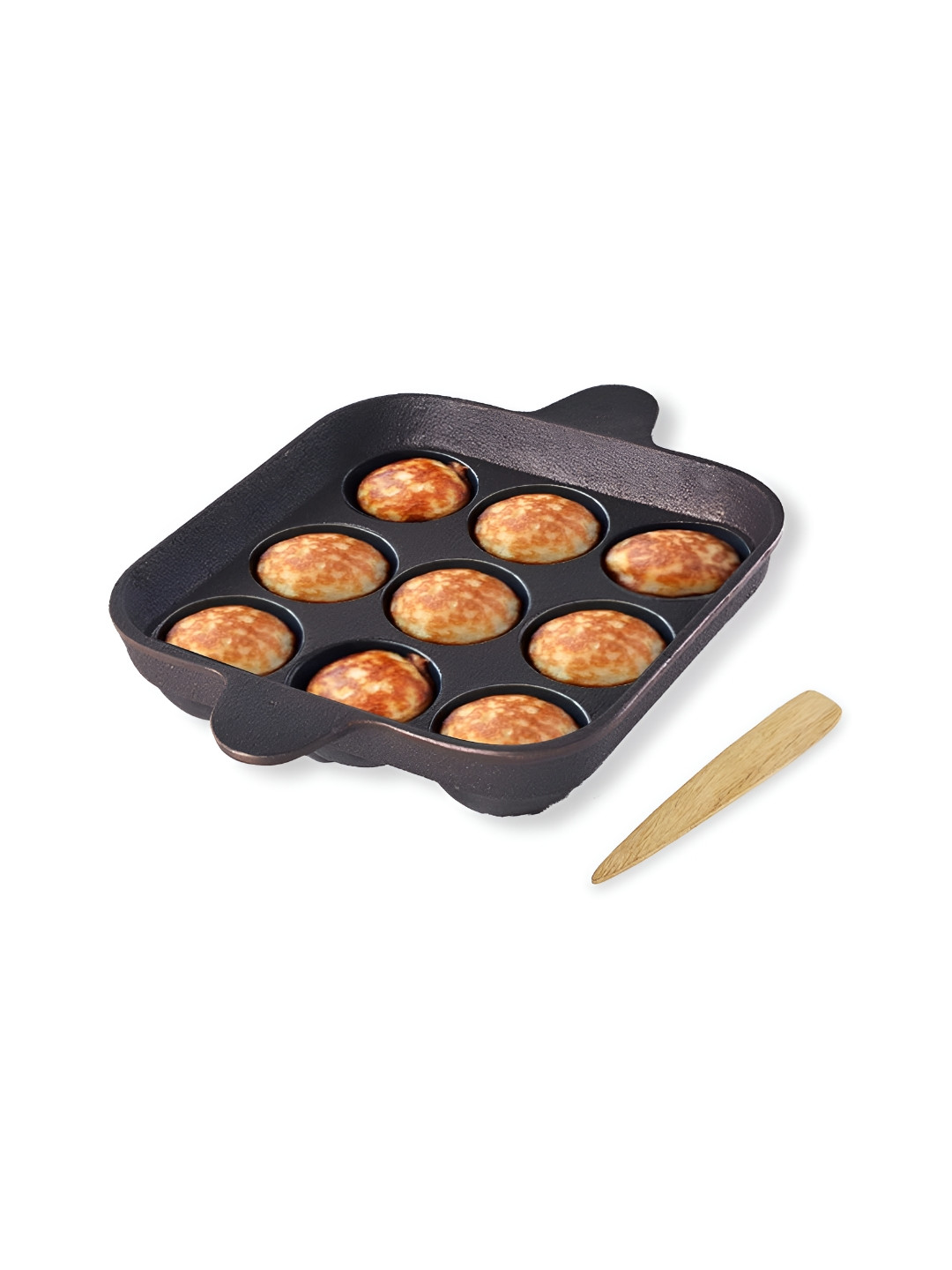 Buy The Indus Valley Black Induction Base Appam Patra - Appam Patra for ...
