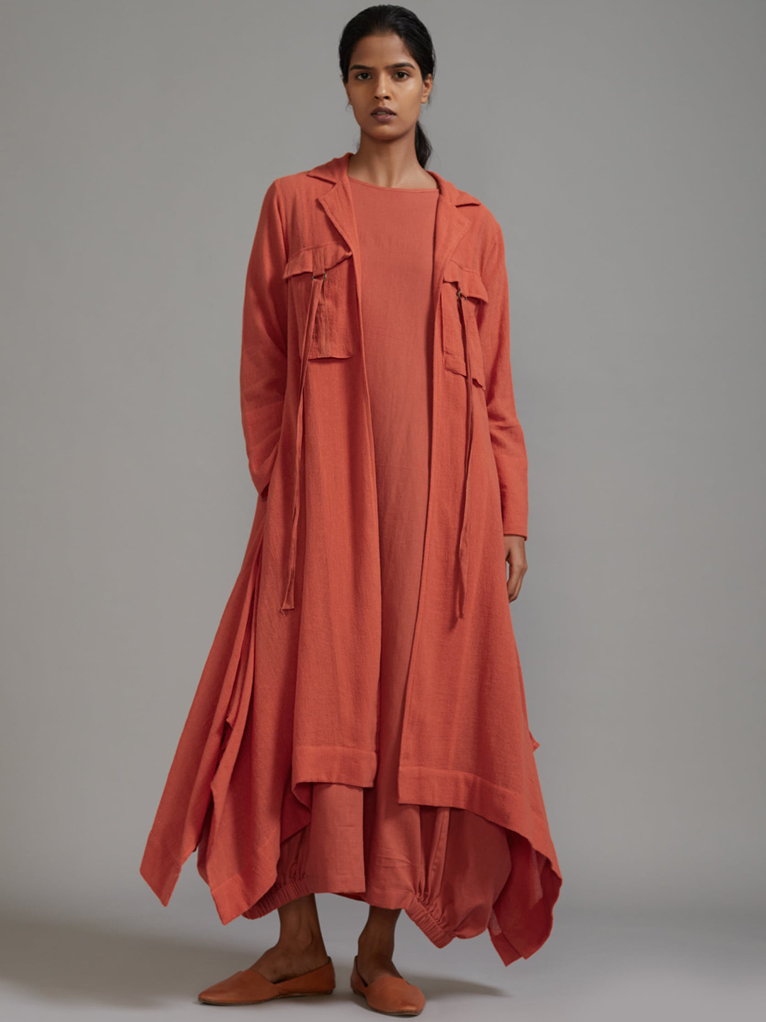 Buy MATI Longline Cotton Open Front Jacket - Jackets for Women 29034062 ...