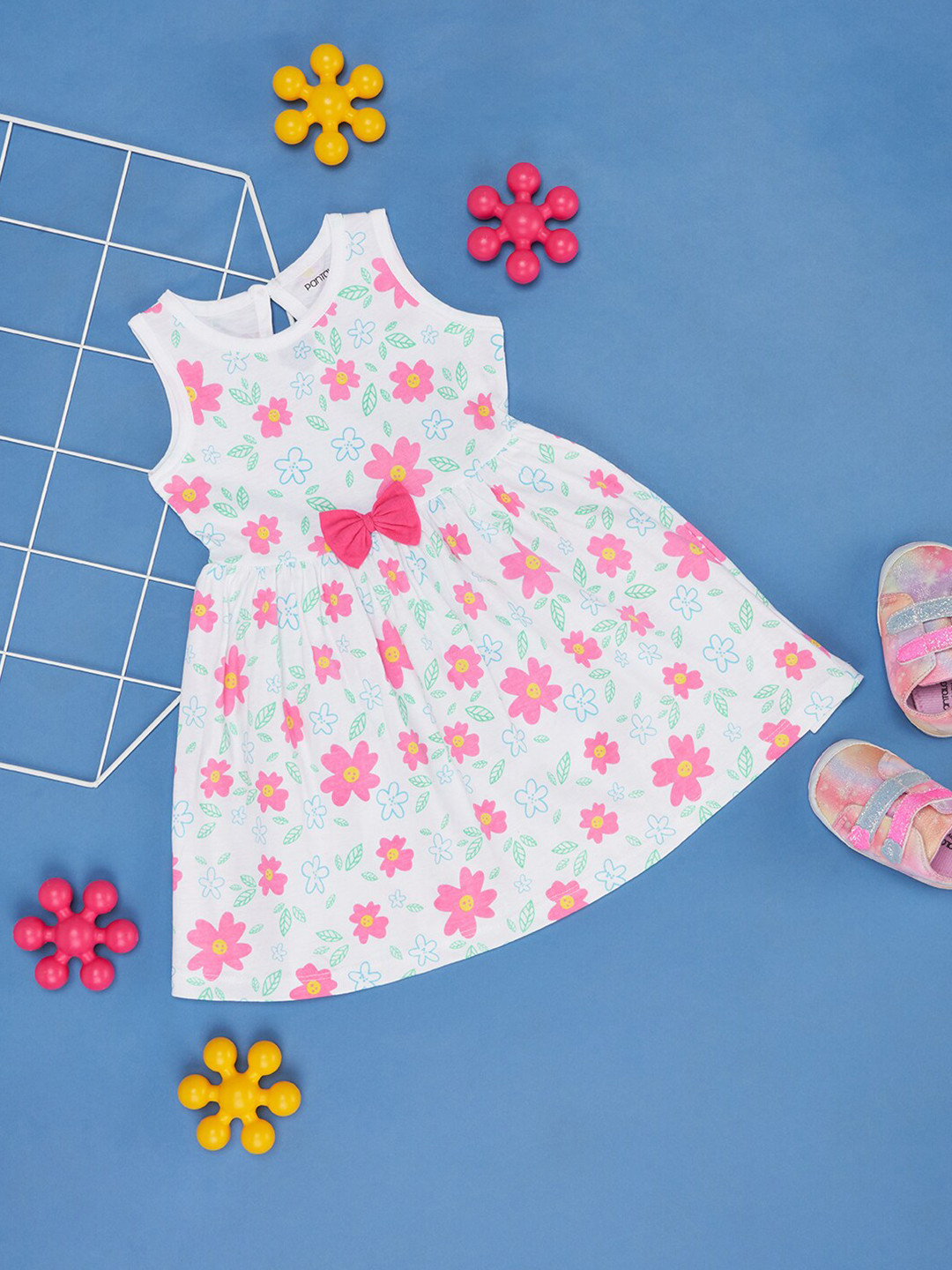 Buy Pantaloons Baby Infants Floral Print Fit & Flare Dress - Dresses ...
